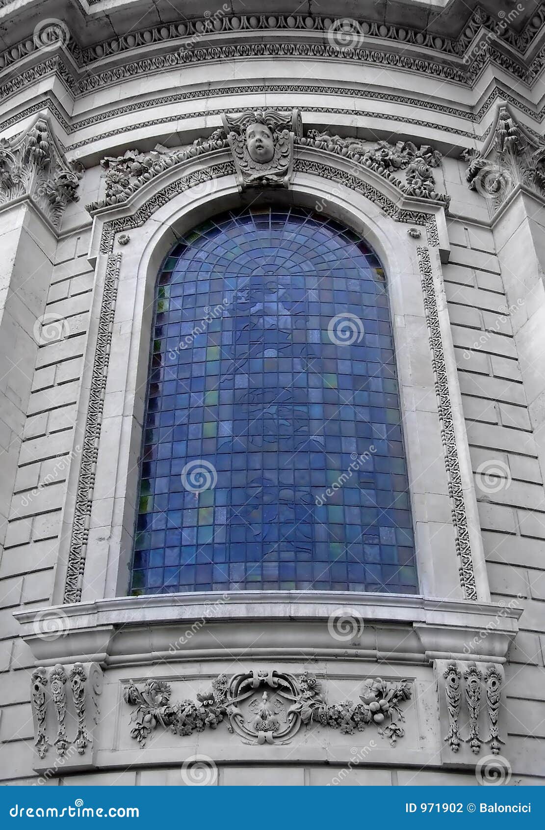 Church window stock photo. Image of paint, stone, casement - 971902