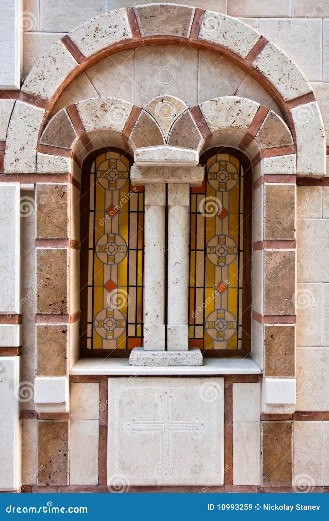 Church Window Detail stock image. Image of exterior, saint - 10993259