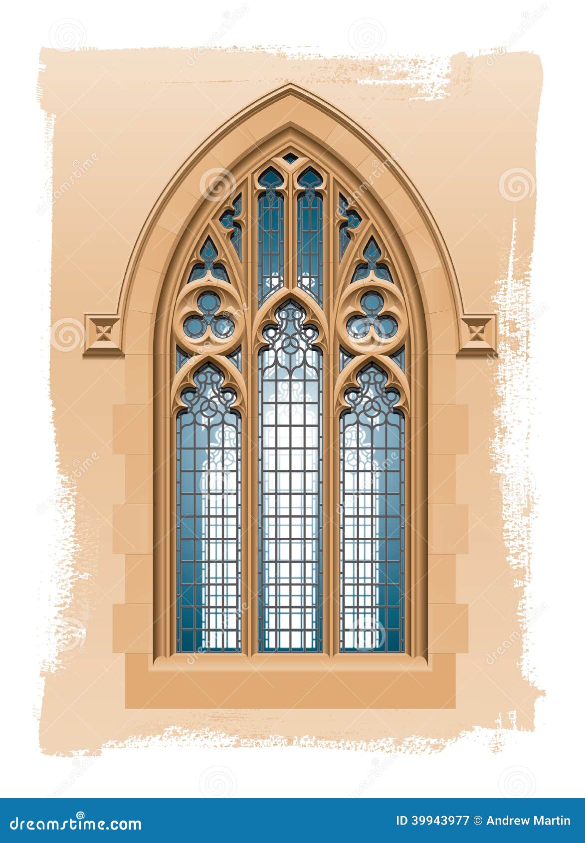 Church Window stock vector. Illustration of architecture - 39943977