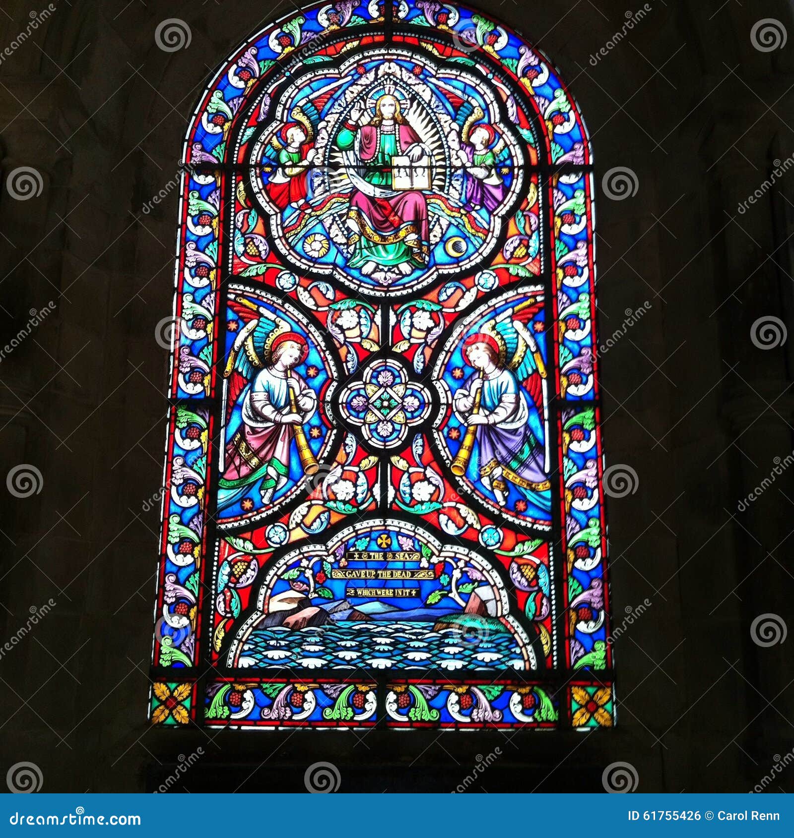 Church window editorial photo. Image of stained, window - 61755426
