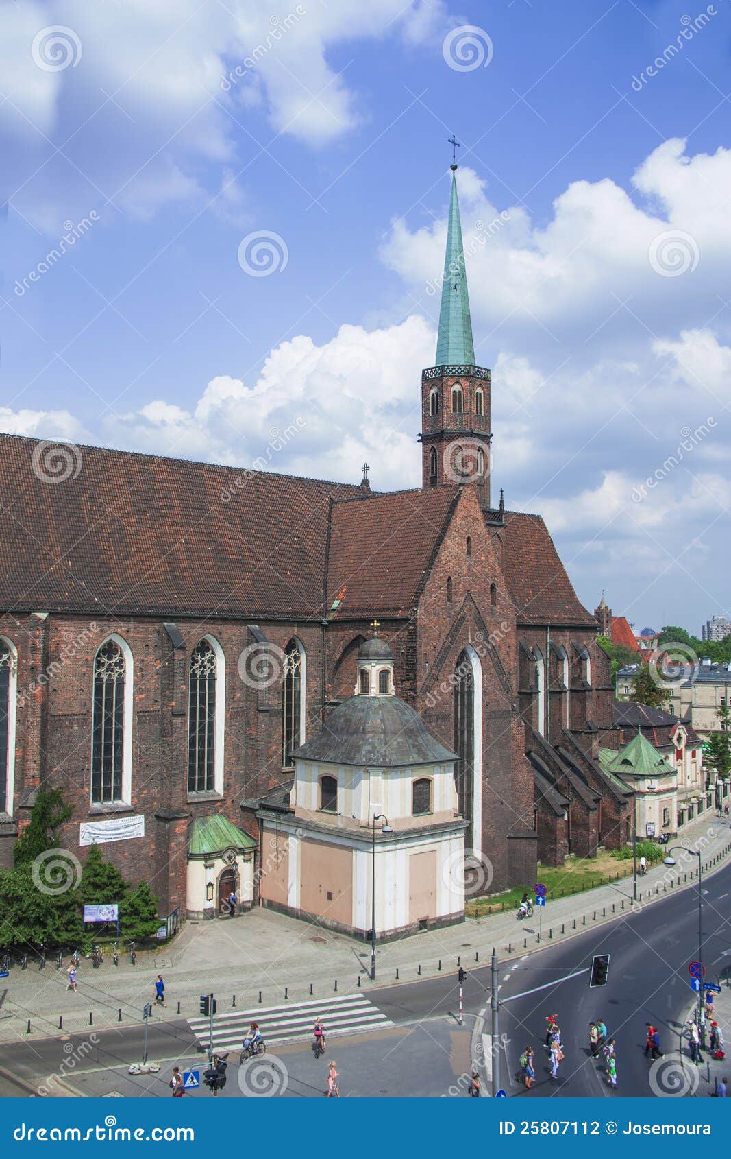 Church in Wroclaw editorial photography. Image of building - 25807112