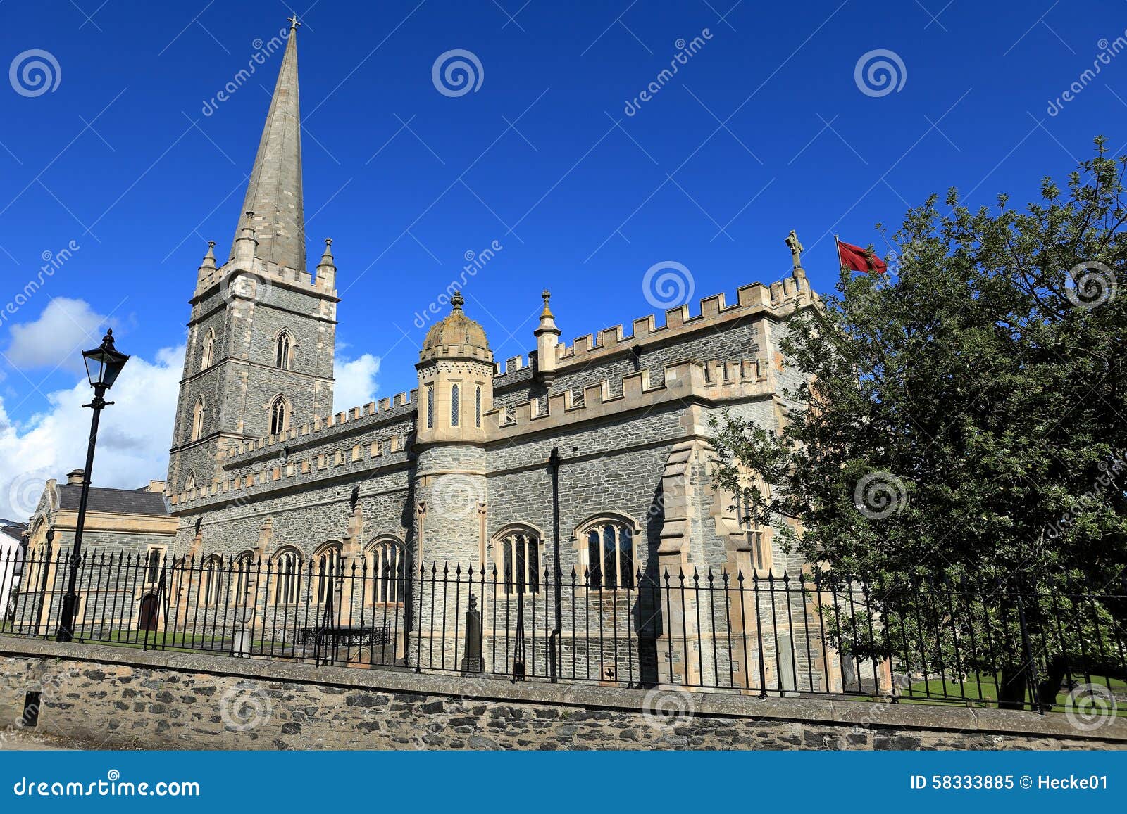 Churches of Derry in Northern Ireland Stock Image - Image of city ...