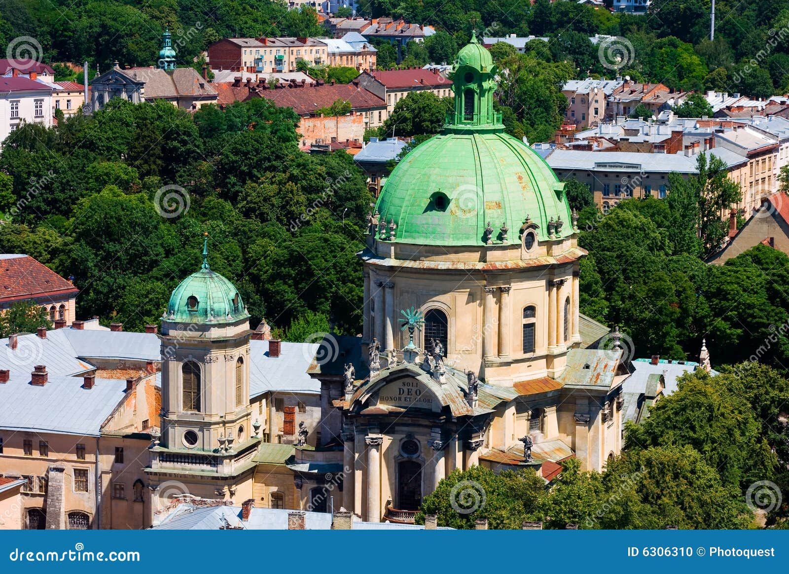 Churches in Lviv, Ukraine stock photo. Image of orthodox - 6306310