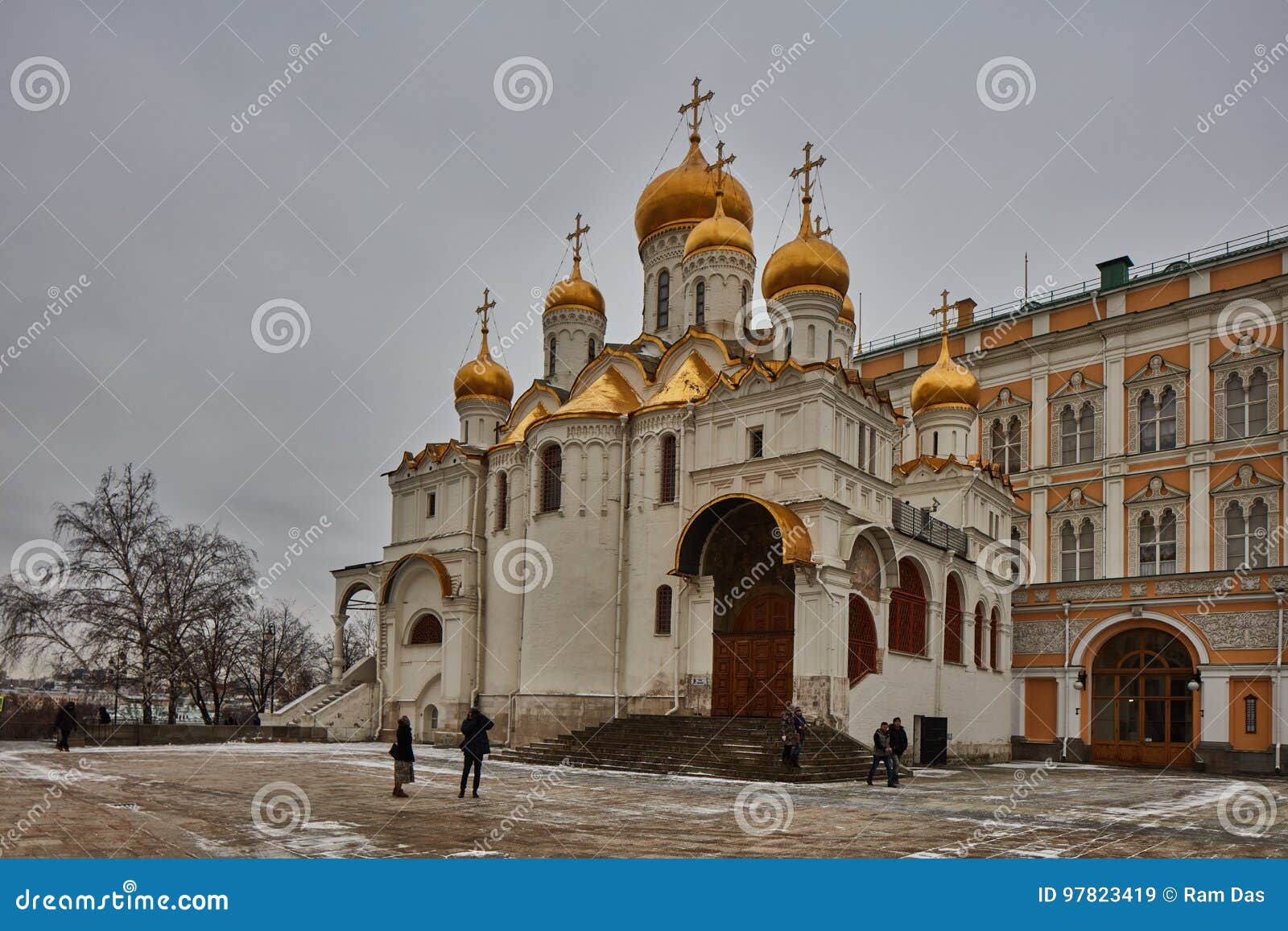 Churches at the red square editorial stock image. Image of church ...
