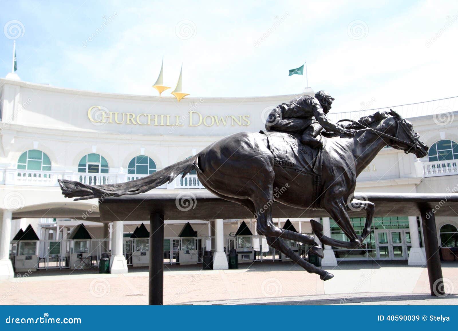 Churchill Downs imagen de archivo editorial. Imagen de churchill - 40590039