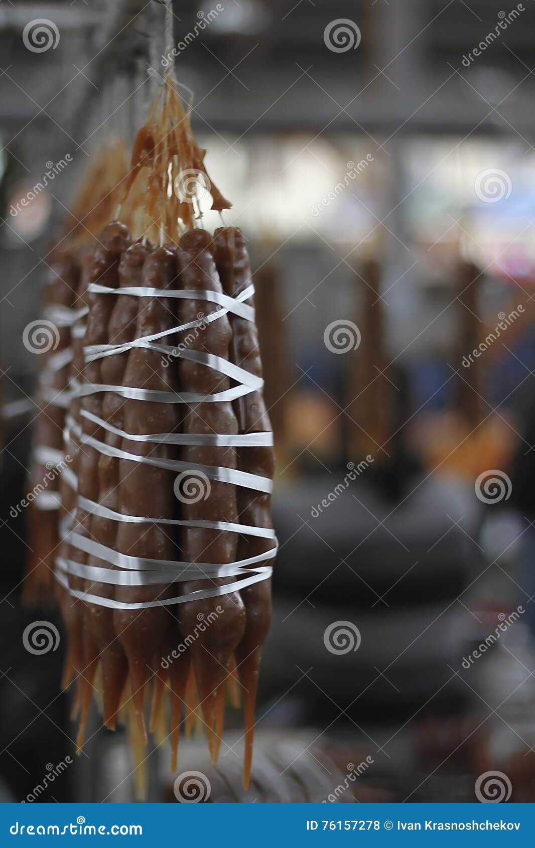 Churchkhela stock photo. Image of travel, georgia, cuisine - 76157278