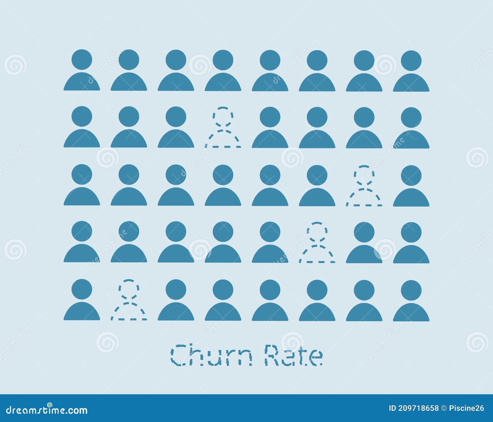 CHURN RATE Neon Concept Self Illumination Background 3D Royalty-Free ...