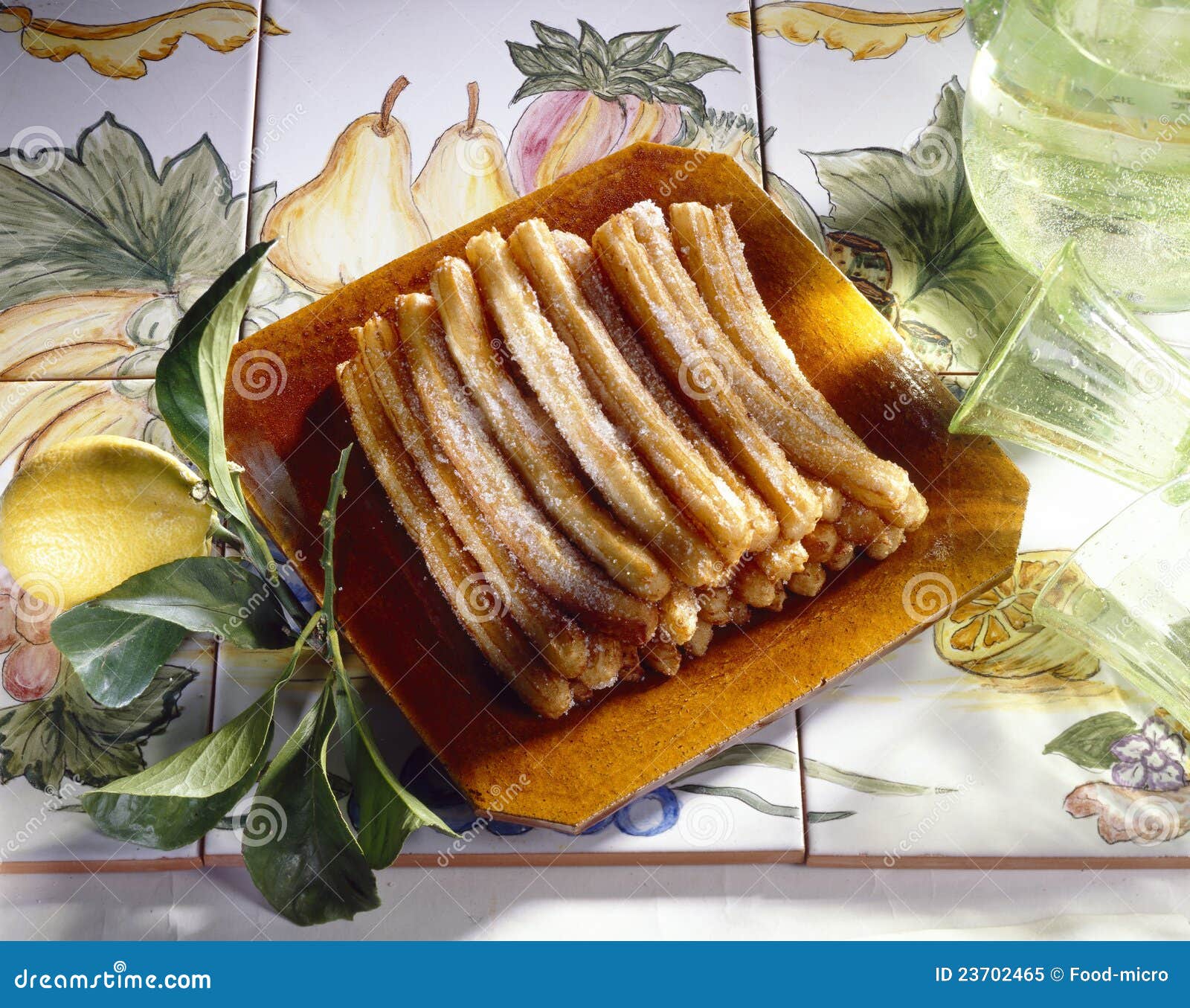 Churros stock image. Image of pastry, dessert, down, sugar - 23702465