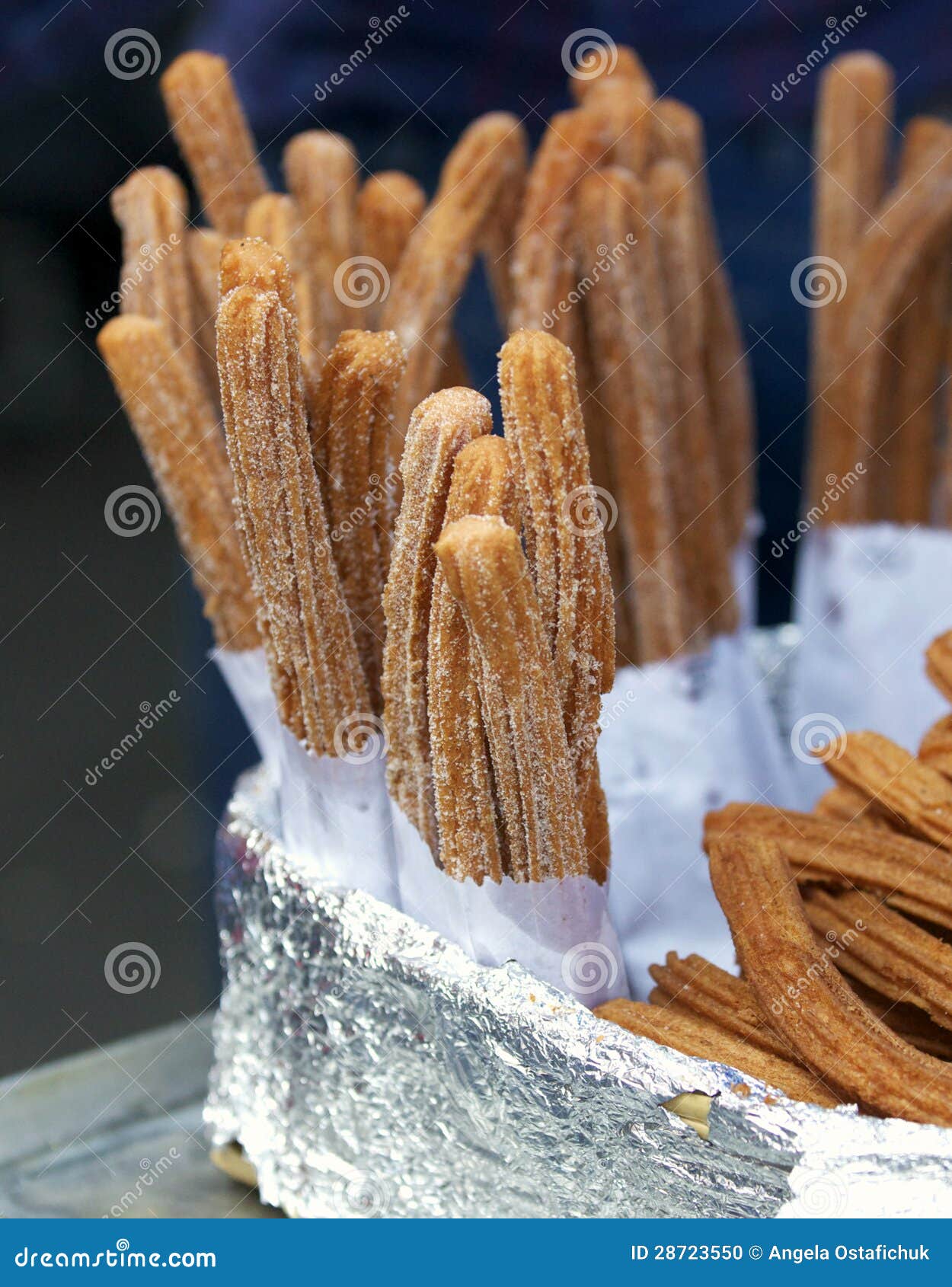 Churros stock photo. Image of bread, sugared, churro - 28723550