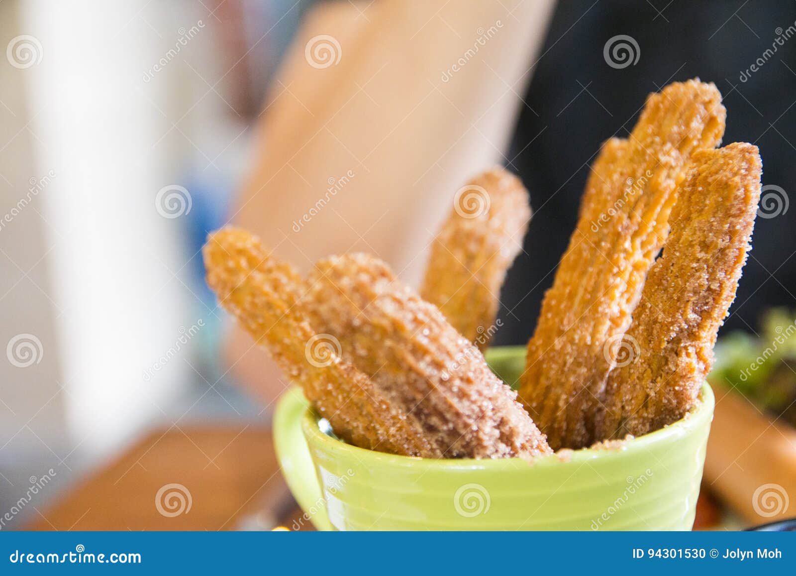 Churros stock photo. Image of breakfast, lamp, blue, churros - 94301530