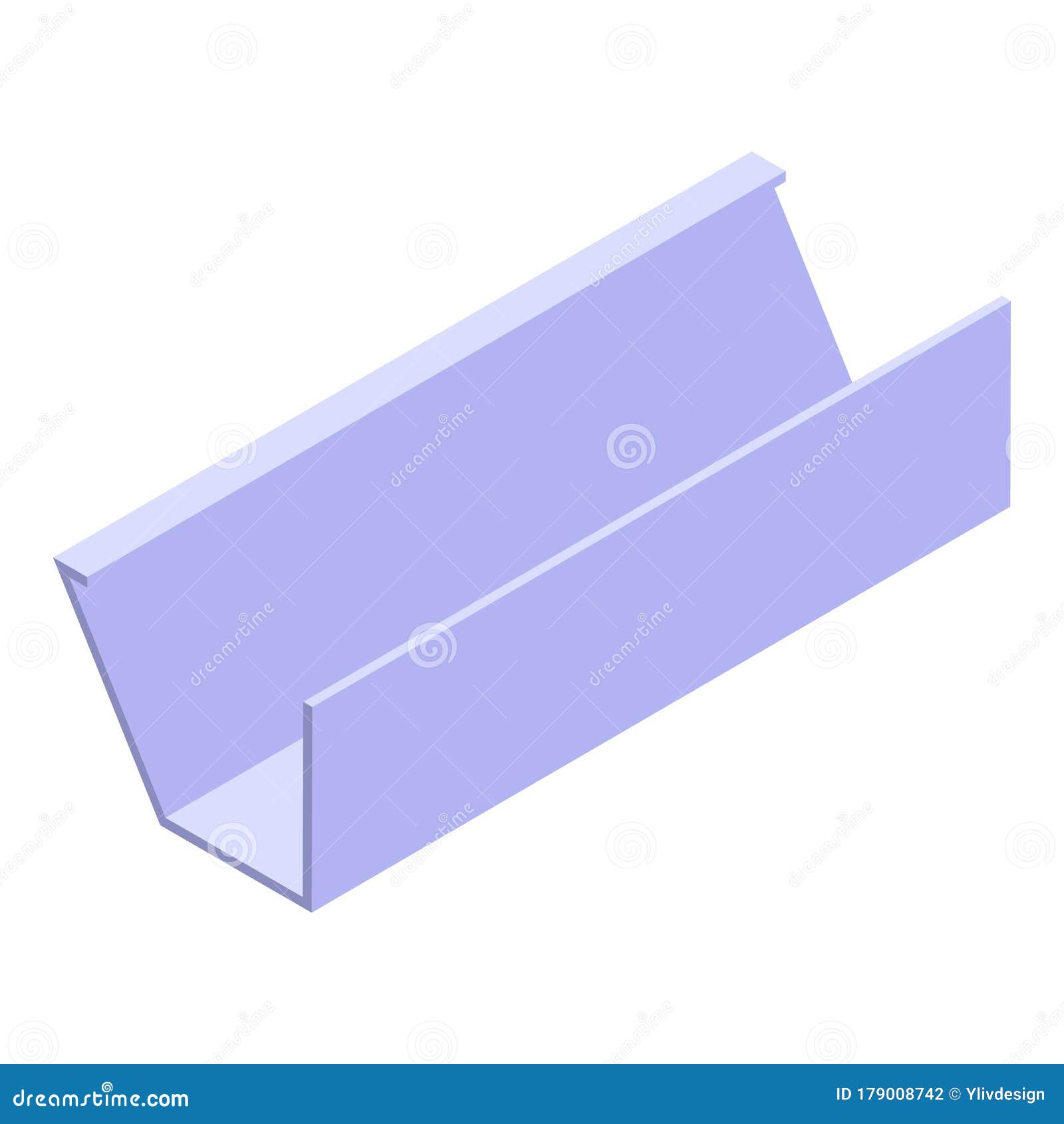 Chute Gutter Icon, Isometric Style Stock Vector - Illustration of ...
