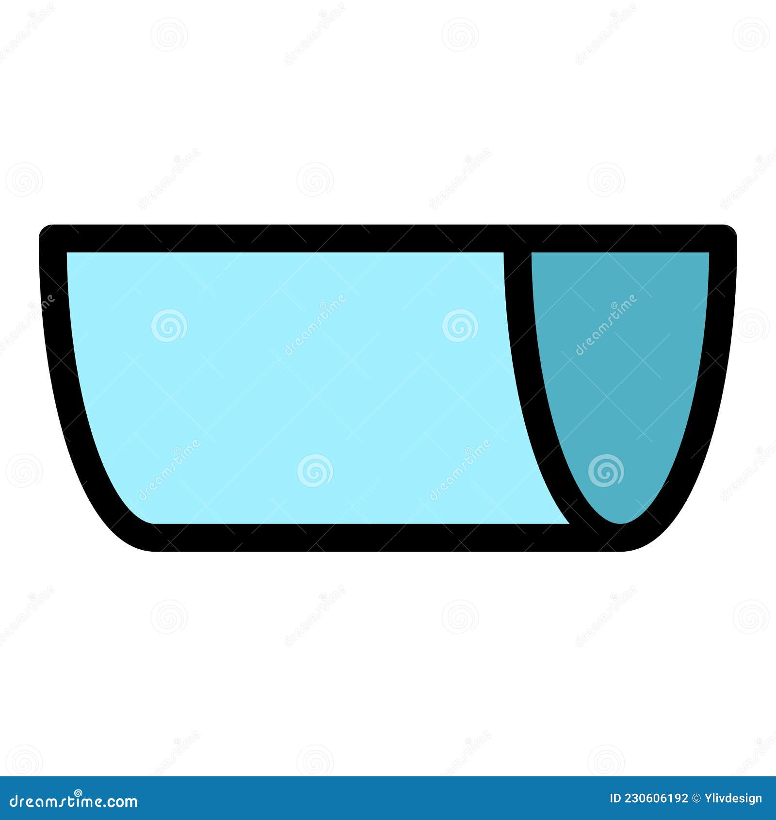 Chute Flat Icon. Colored Filled Simple Chute Icon For Templates, Web ...