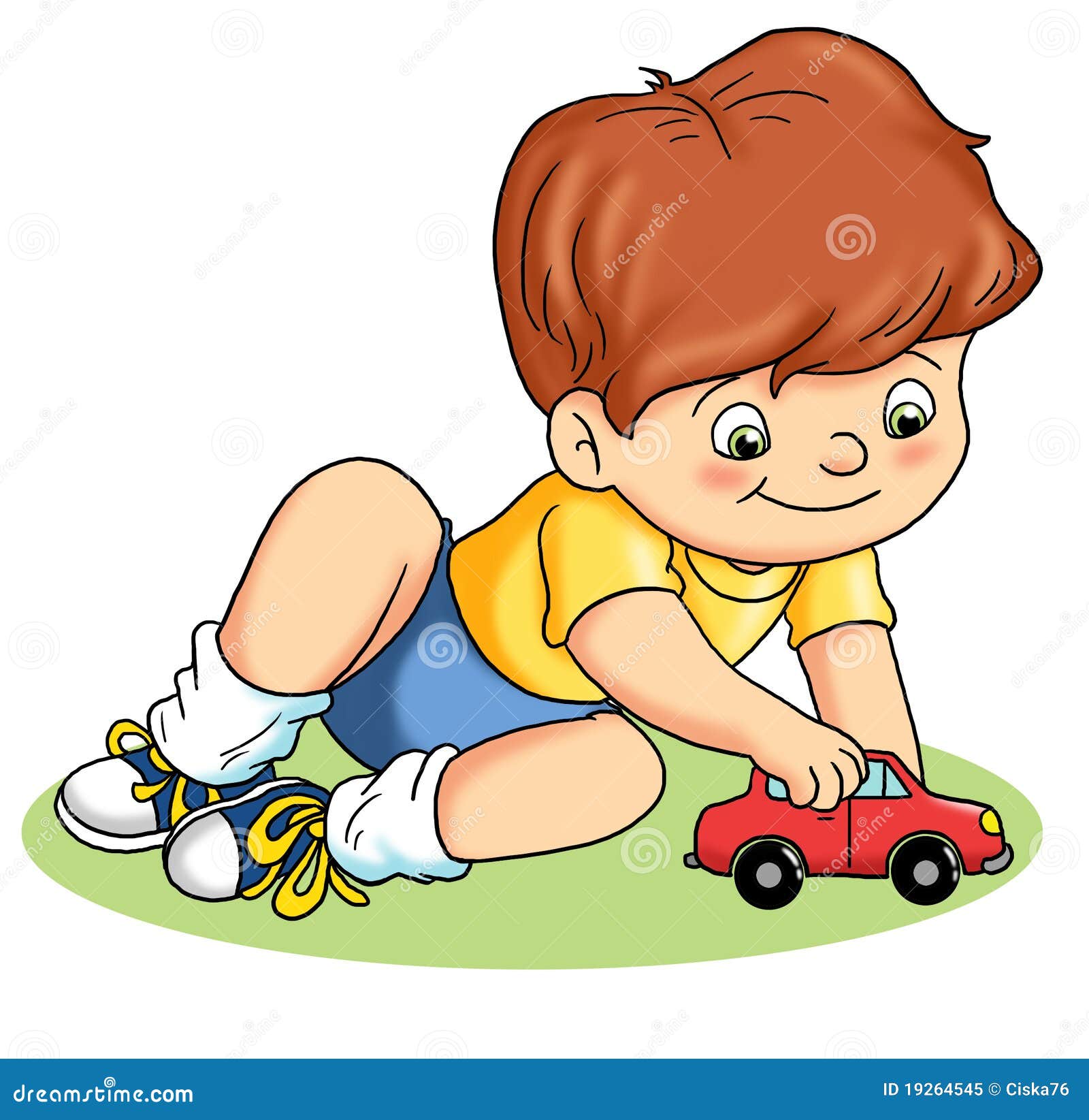 Chéri Qui Joue Illustration Stock Illustration Du Enfants 19264545