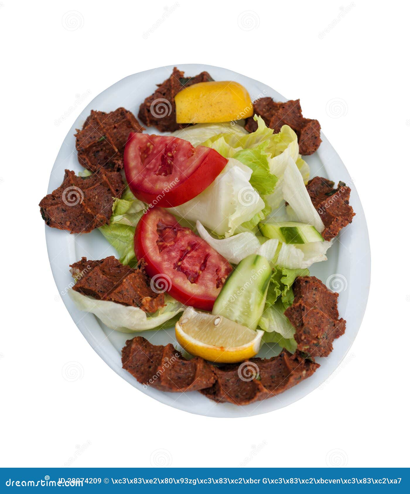 CiÄŸkÃ¶fte (Cigkofte) stock image. Image of meat, cracked - 28074209