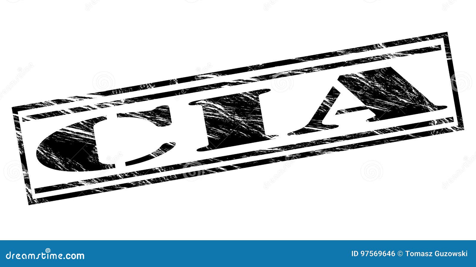 Cia Black Stamp Royalty-Free Stock Image | CartoonDealer.com #97569646
