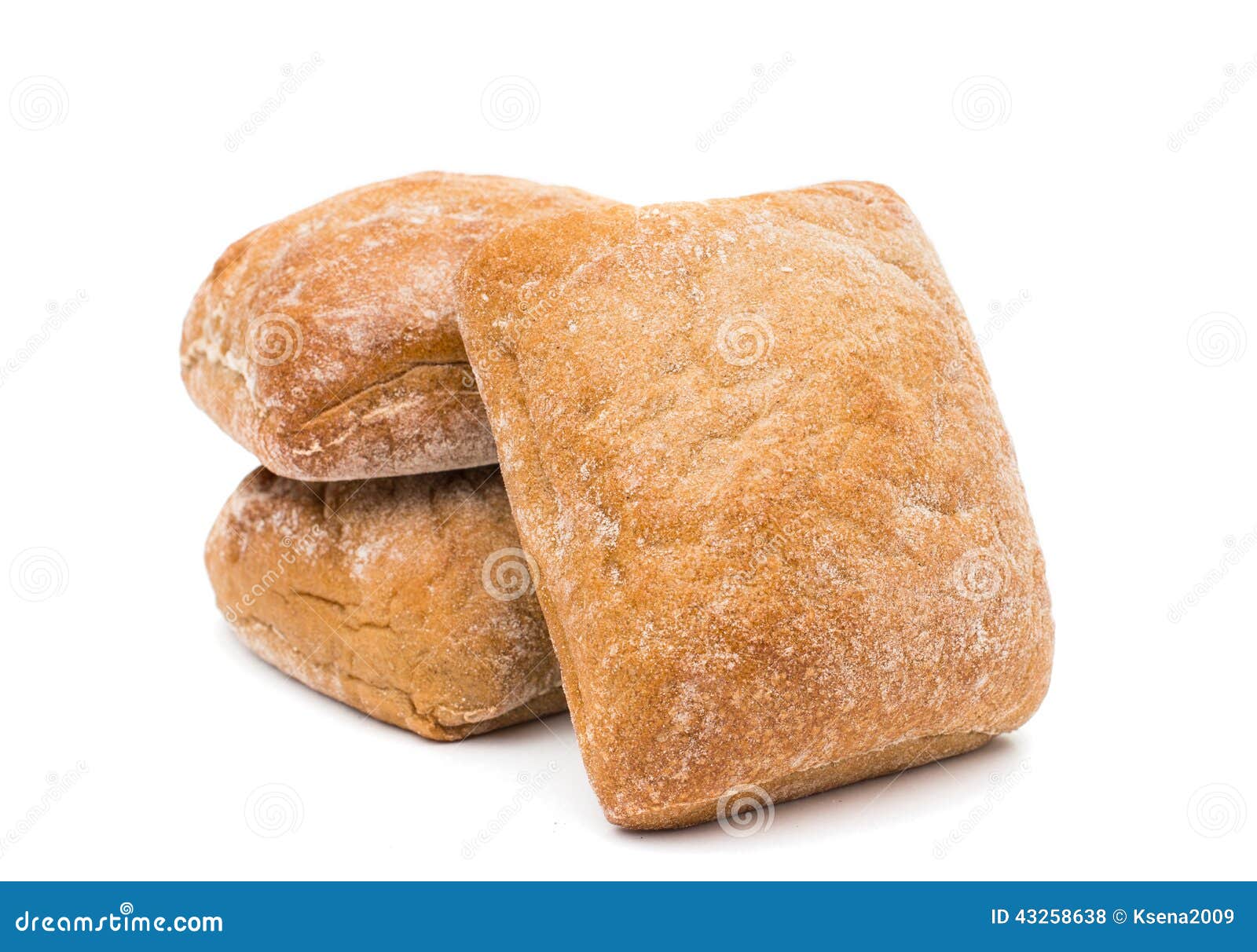 Ciabatta (pane italiano) fotografia stock. Immagine di coltura - 43258638