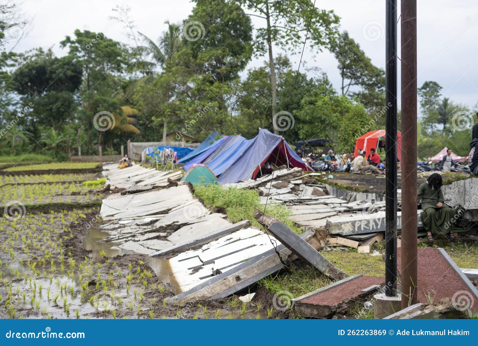 Cianjur, West Java, Indonesia - November 24 2022: the Condition of the ...
