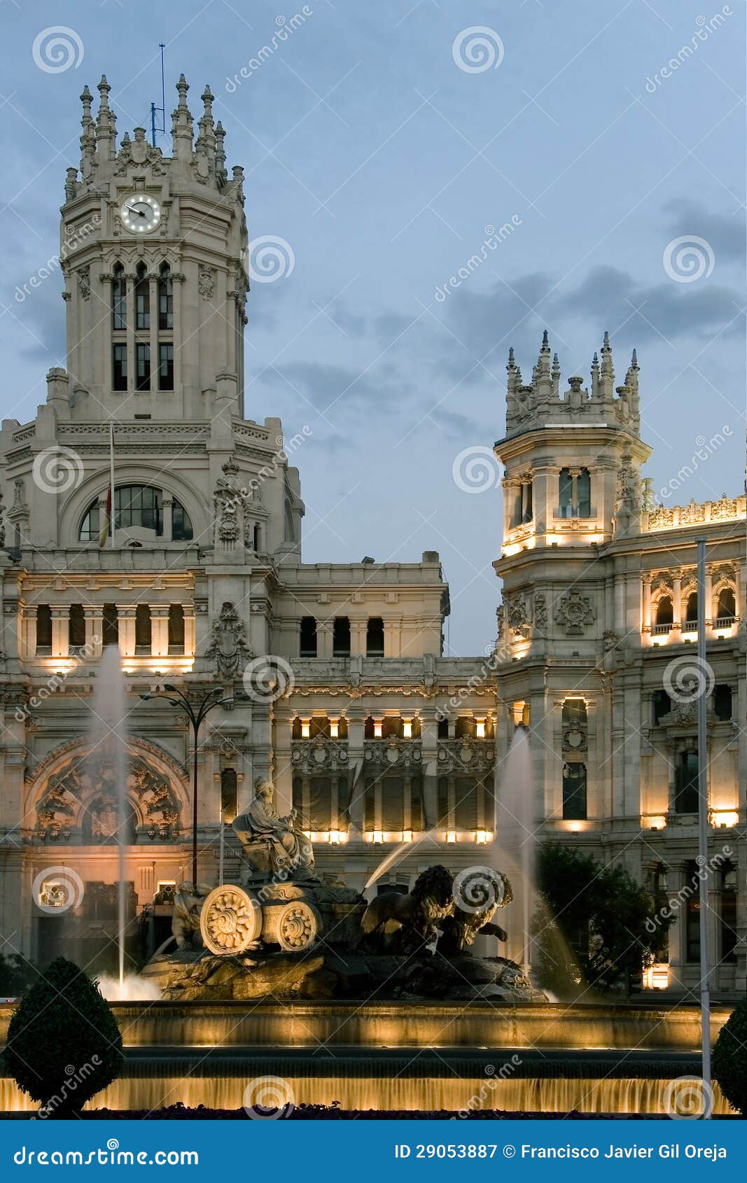 Cibeles square, Madrid stock image. Image of destination - 29053887