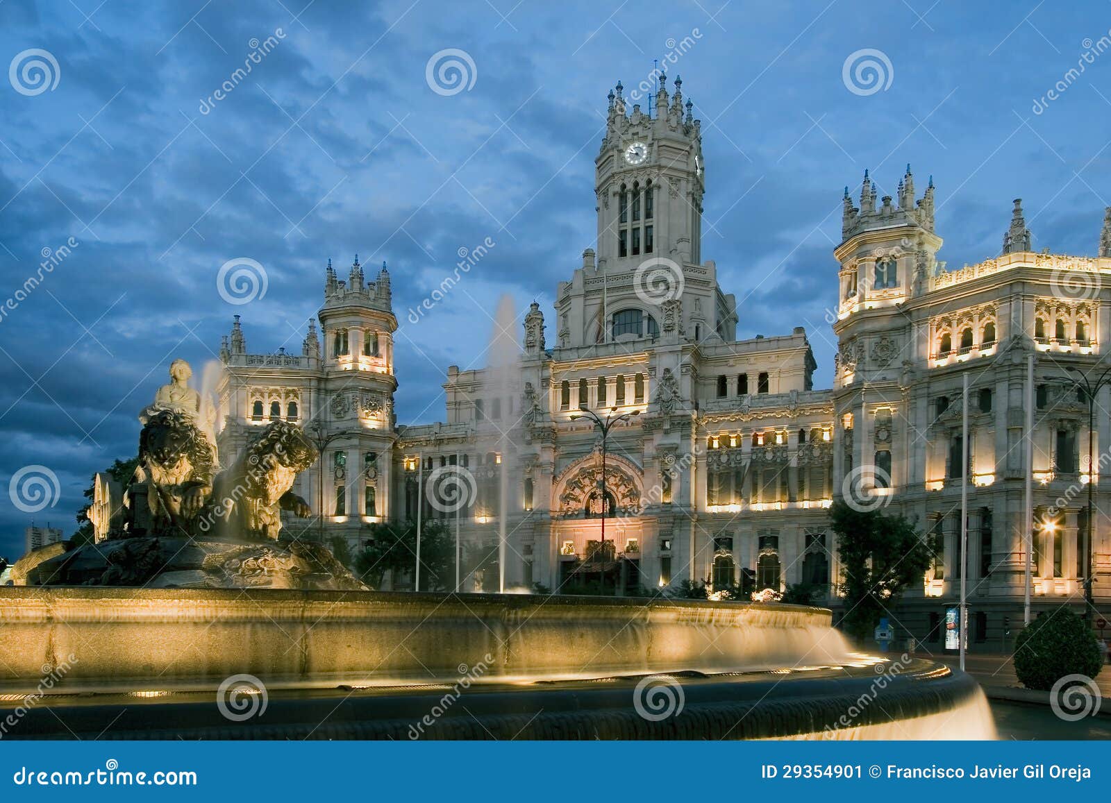Cibeles square, Madrid stock image. Image of madrid, historic - 29354901