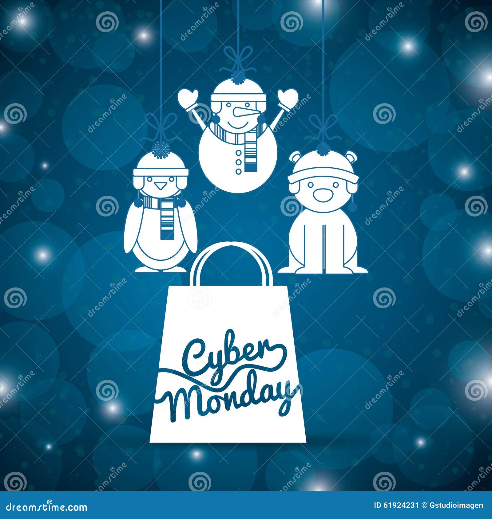 Ciber monday deals design stock vector. Illustration of merry - 61924231