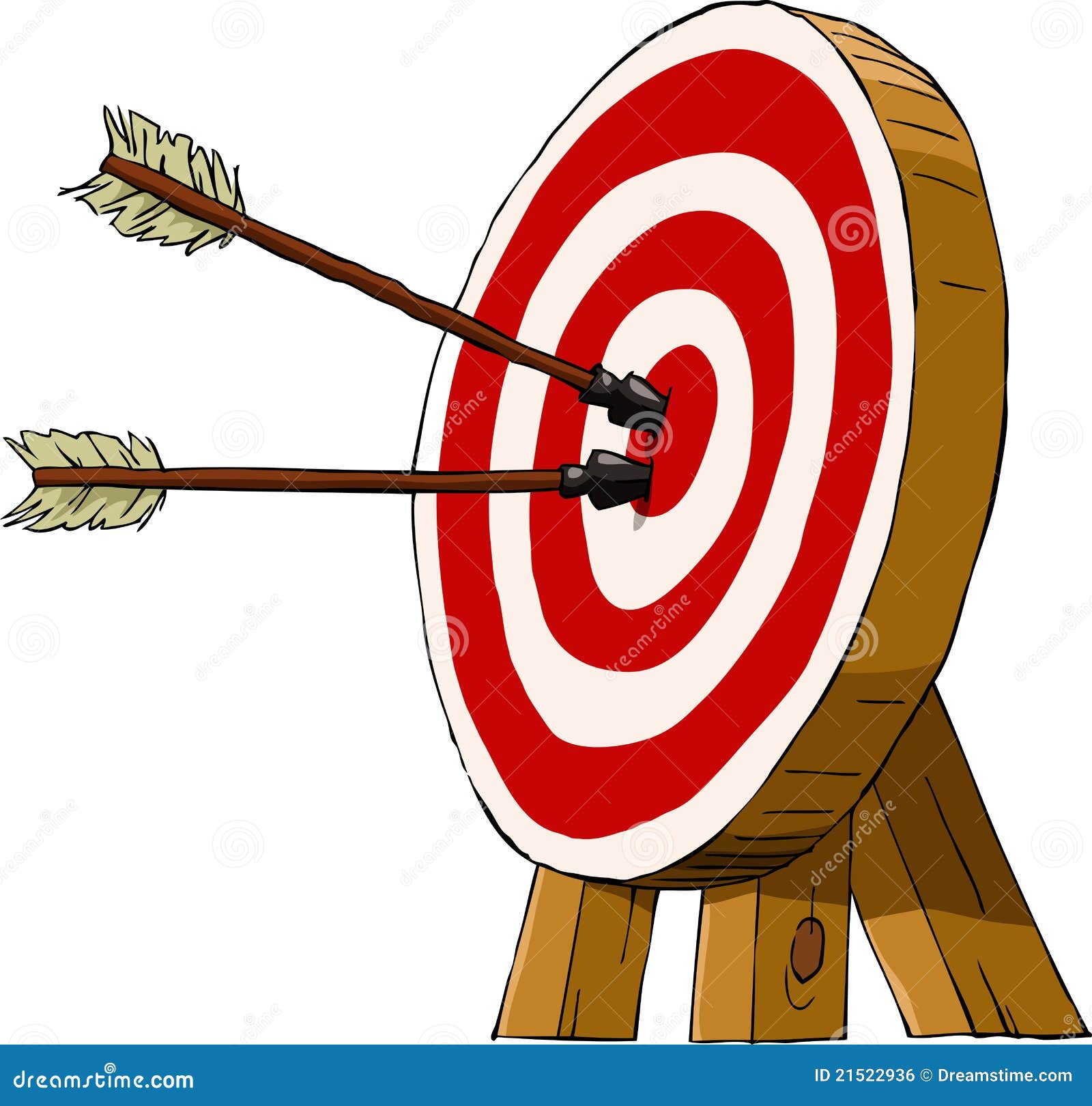 Cible illustration de vecteur. Illustration du griffonnage - 21522936