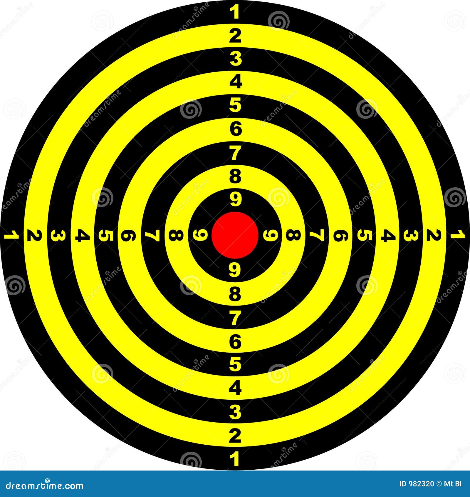 Cible Photo stock - Image: 982320
