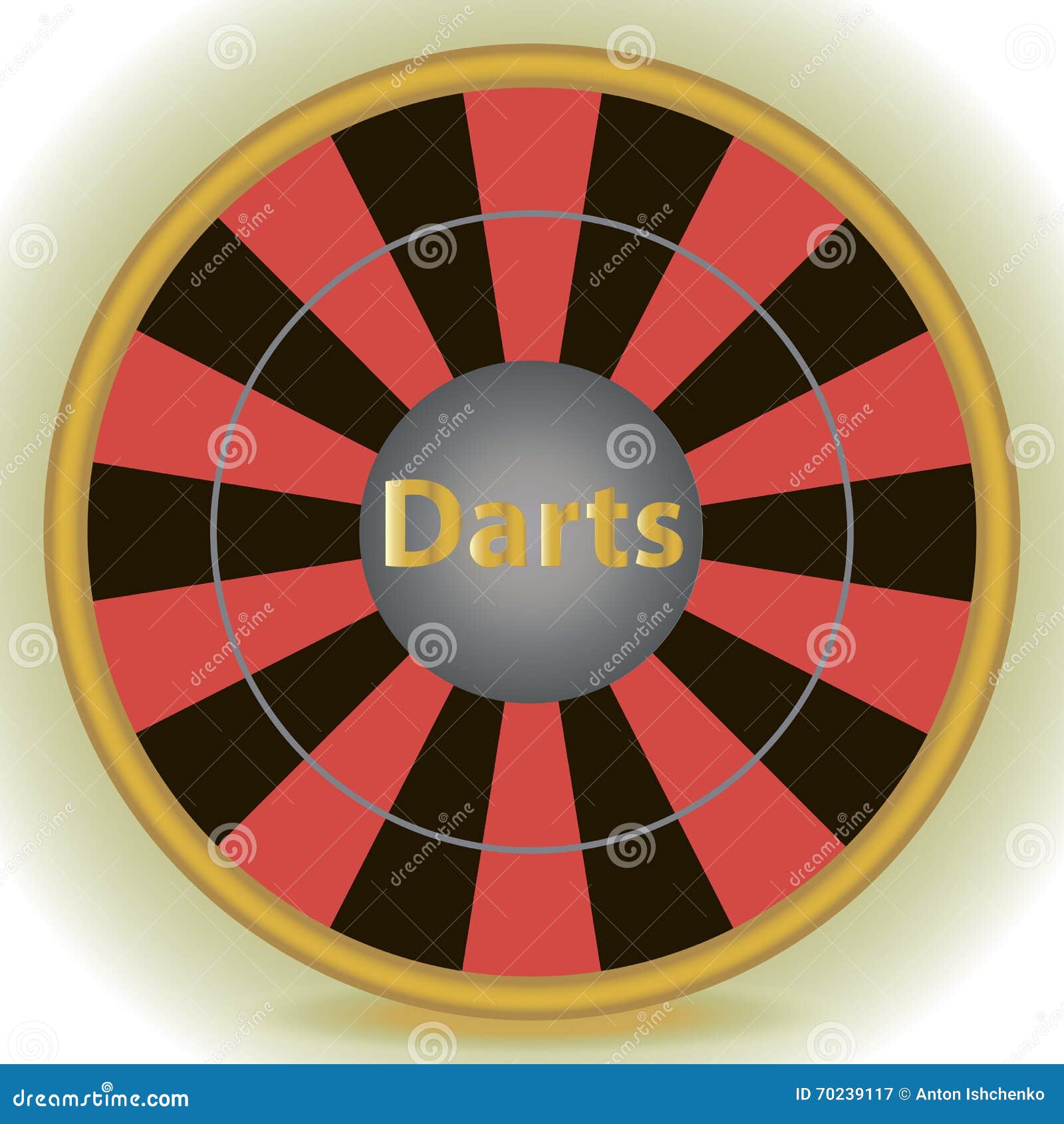 Cible de dard illustration de vecteur. Illustration du illustration ...