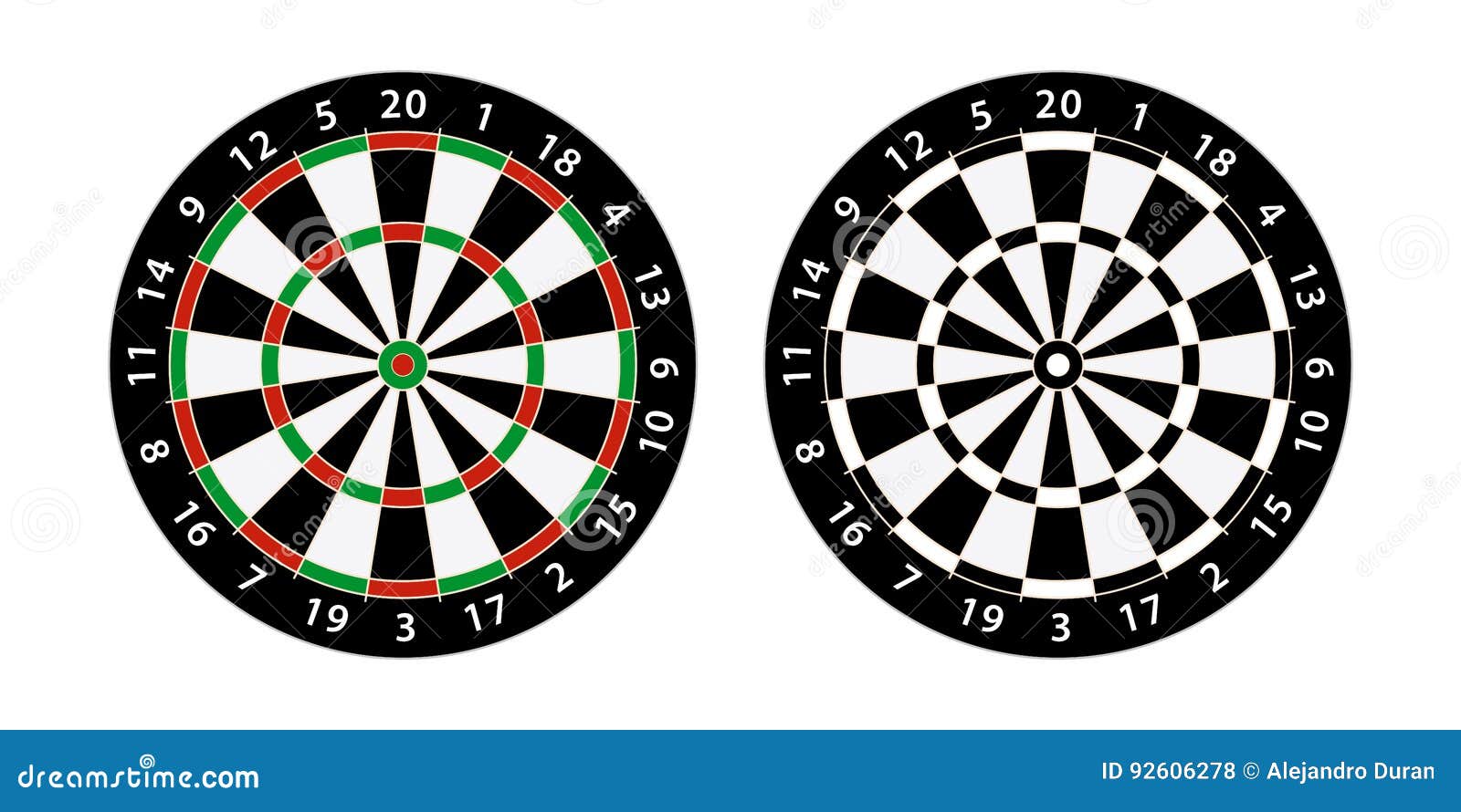 Cible de panneau de dards illustration de vecteur. Illustration du ...
