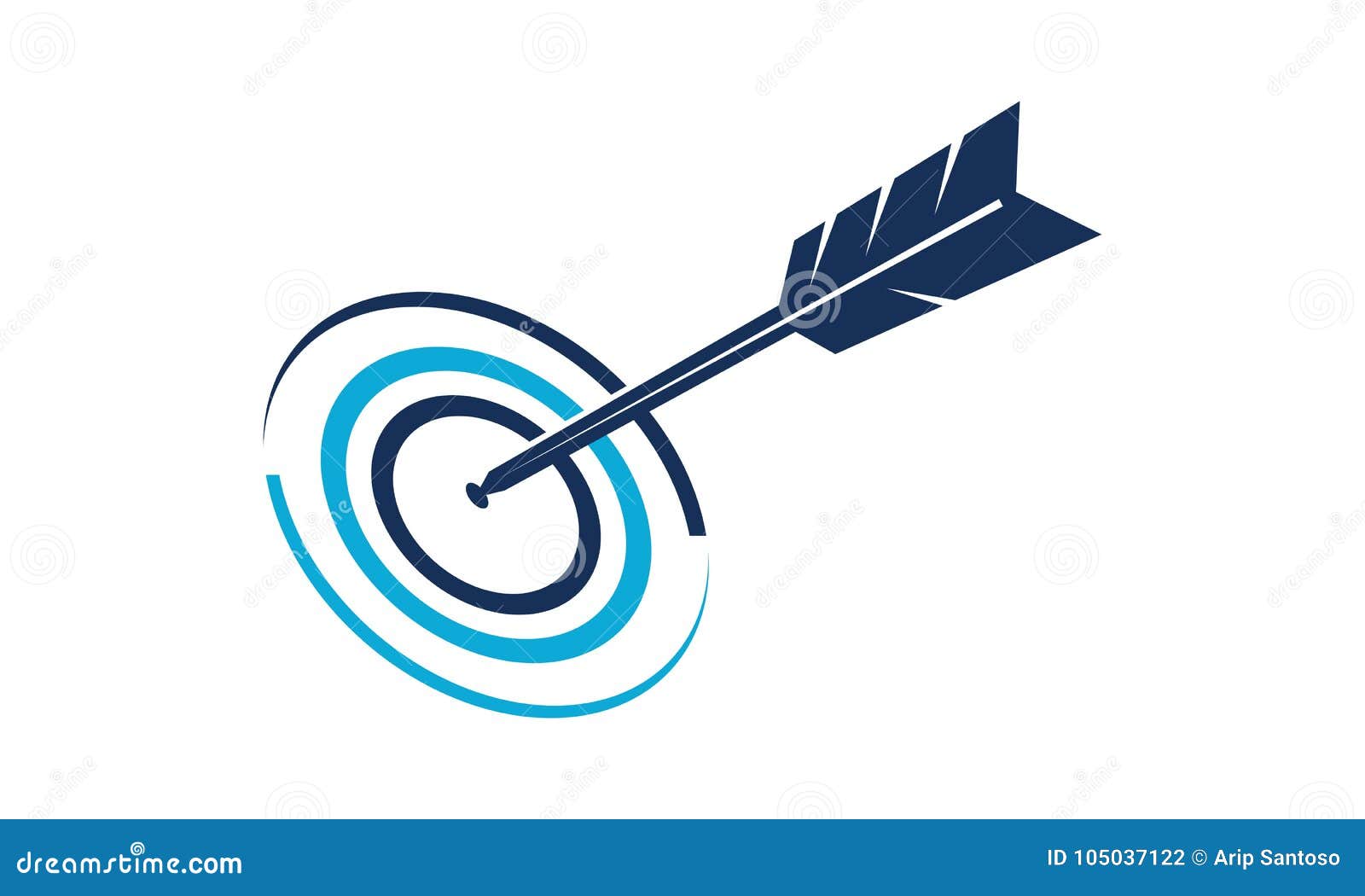 Cible Logo Design Template D'affaires Illustration de Vecteur ...