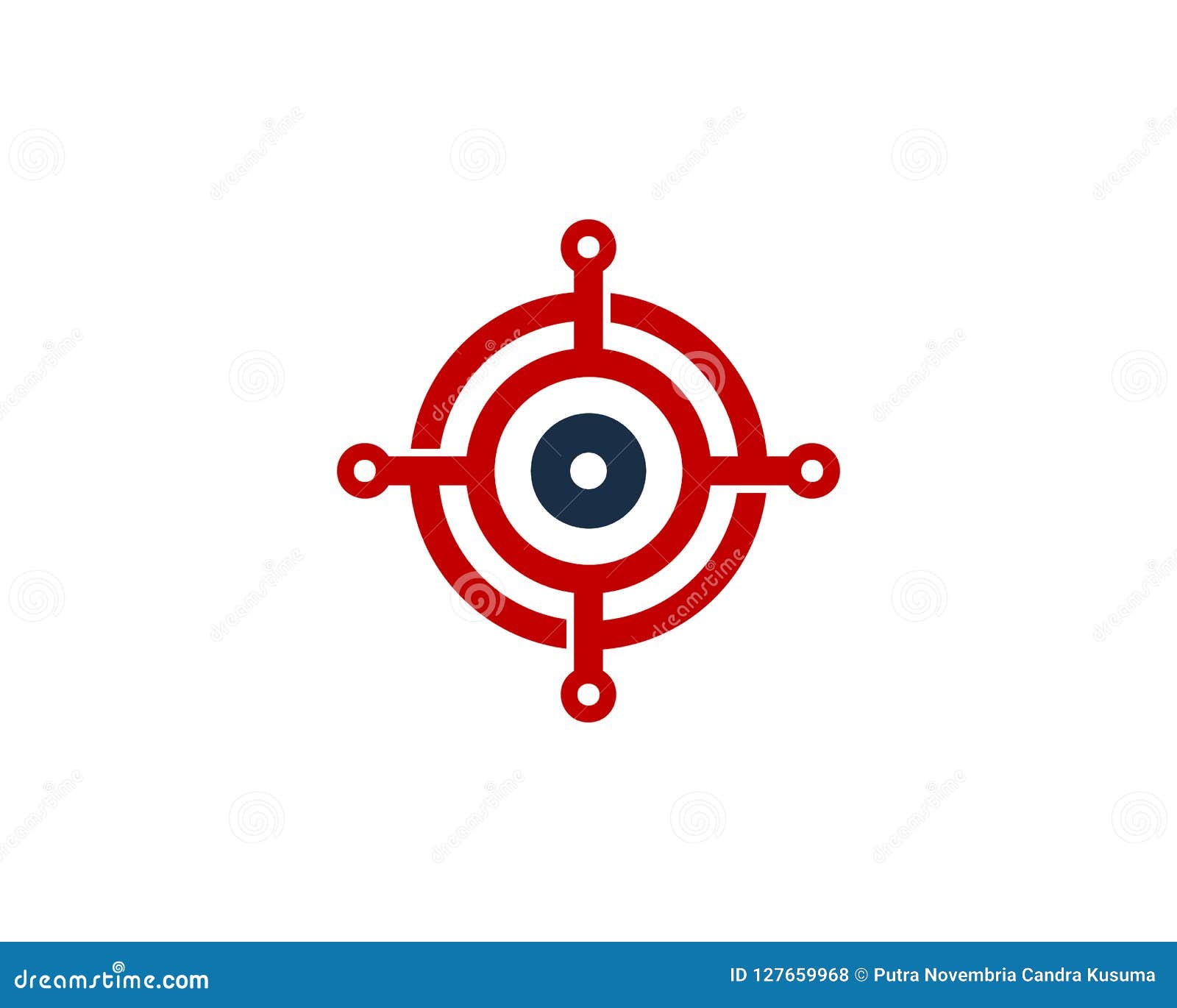 Cible Logo Icon Design De Digital Illustration de Vecteur ...