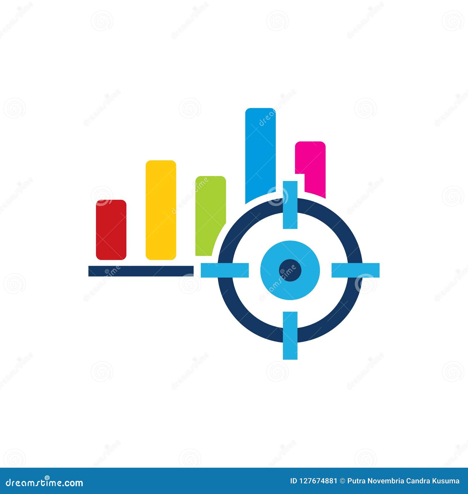 Cible Logo Icon Design De Graphique Illustration de Vecteur ...