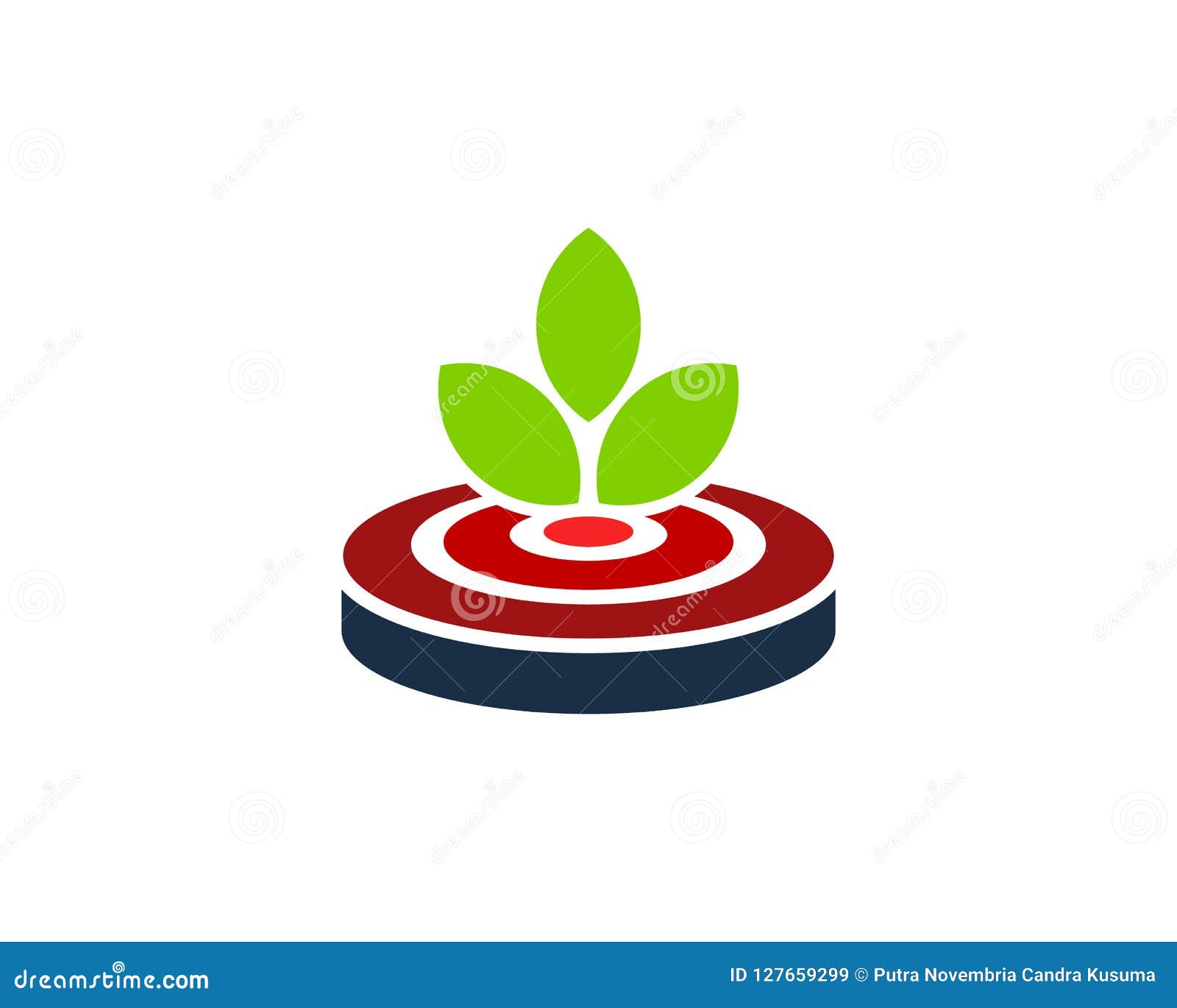 Cible Verte Logo Icon Design Illustration de Vecteur - Illustration du ...