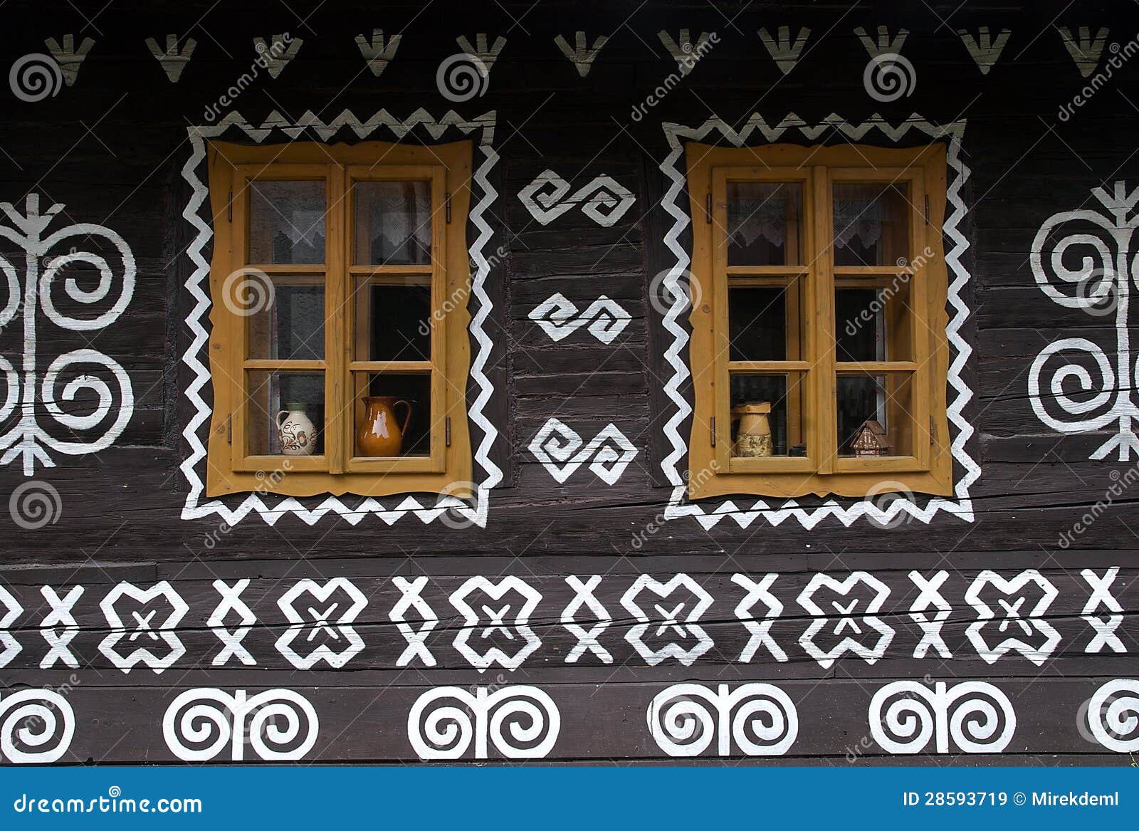 Cicmany, Slovakia stock image. Image of folk, europe - 28593719