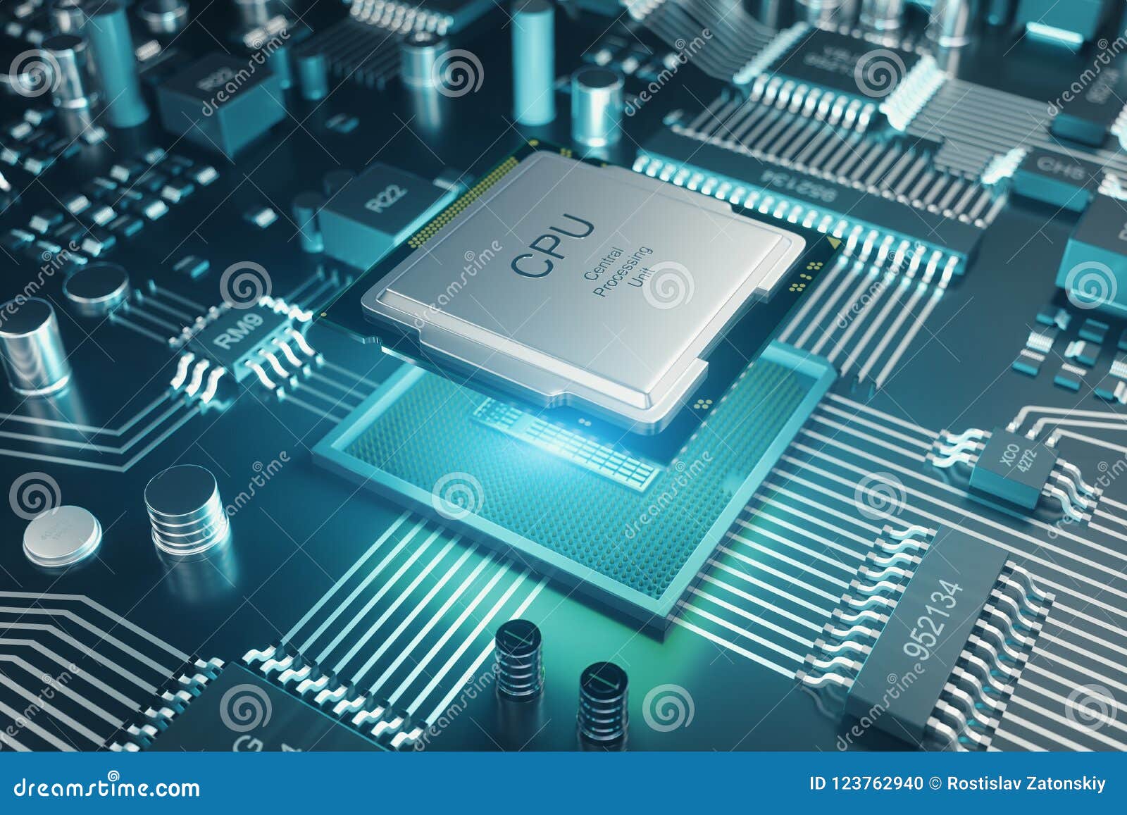 Cicruit Board, Artificial Intelligence, Ai, Neural Network Concept ...