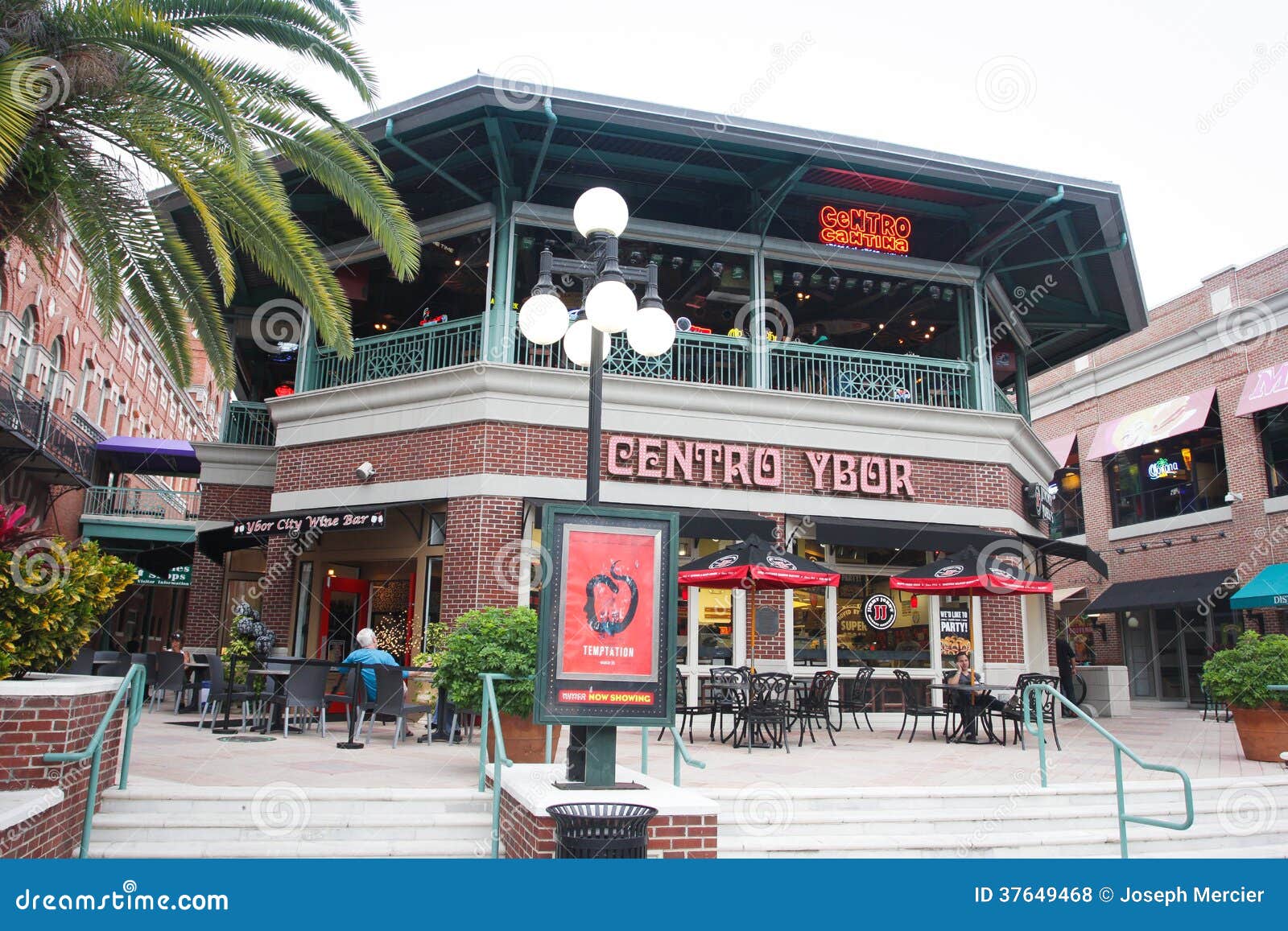Cidade Centro De Ybor, Tampa, Florida Foto de Stock Editorial - Imagem ...