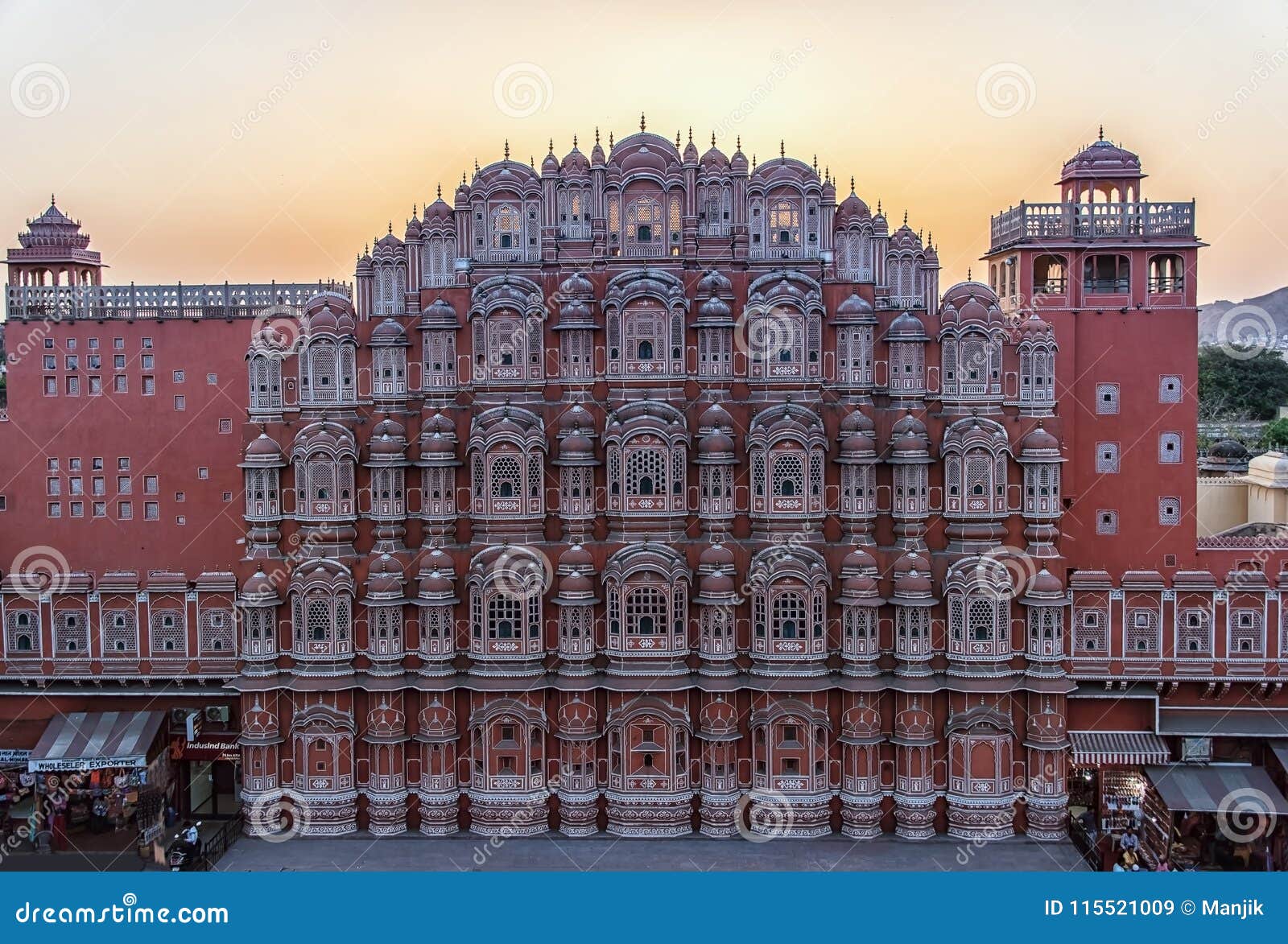 Cidade Cor-de-rosa Em Jaipur Imagem de Stock Editorial - Imagem de ...