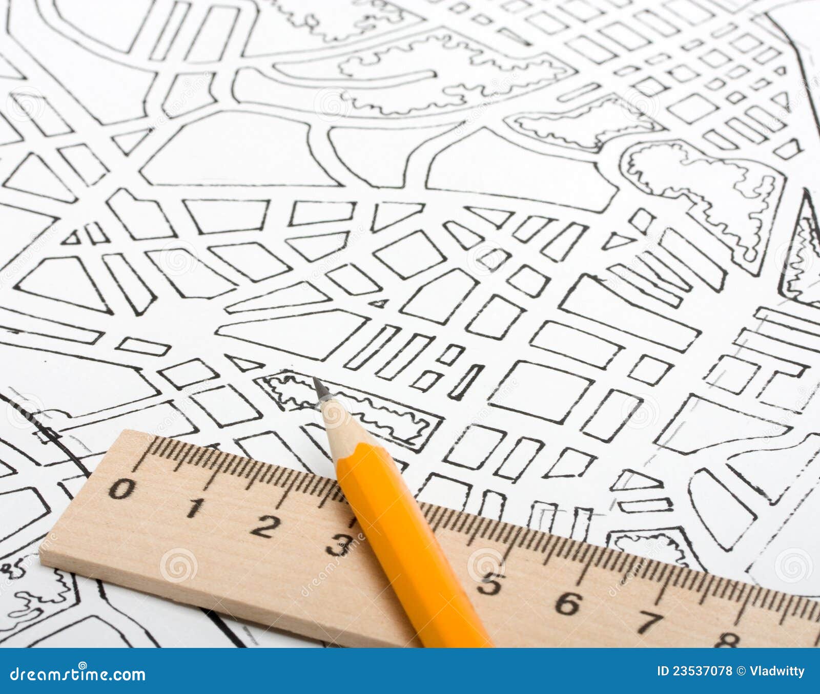 Cidade da planta foto de stock. Imagem de planta, detalhe - 23537078