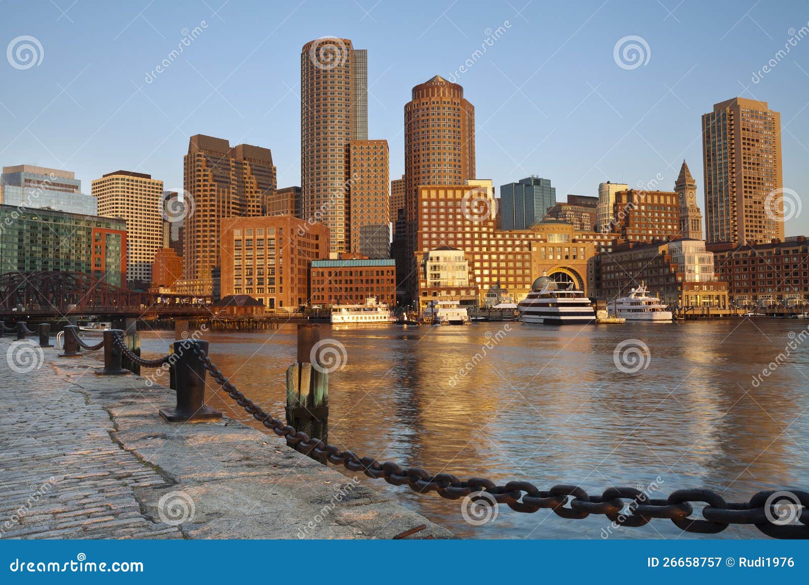 Cidade de Boston. imagem de stock. Imagem de marco, cena - 26658757