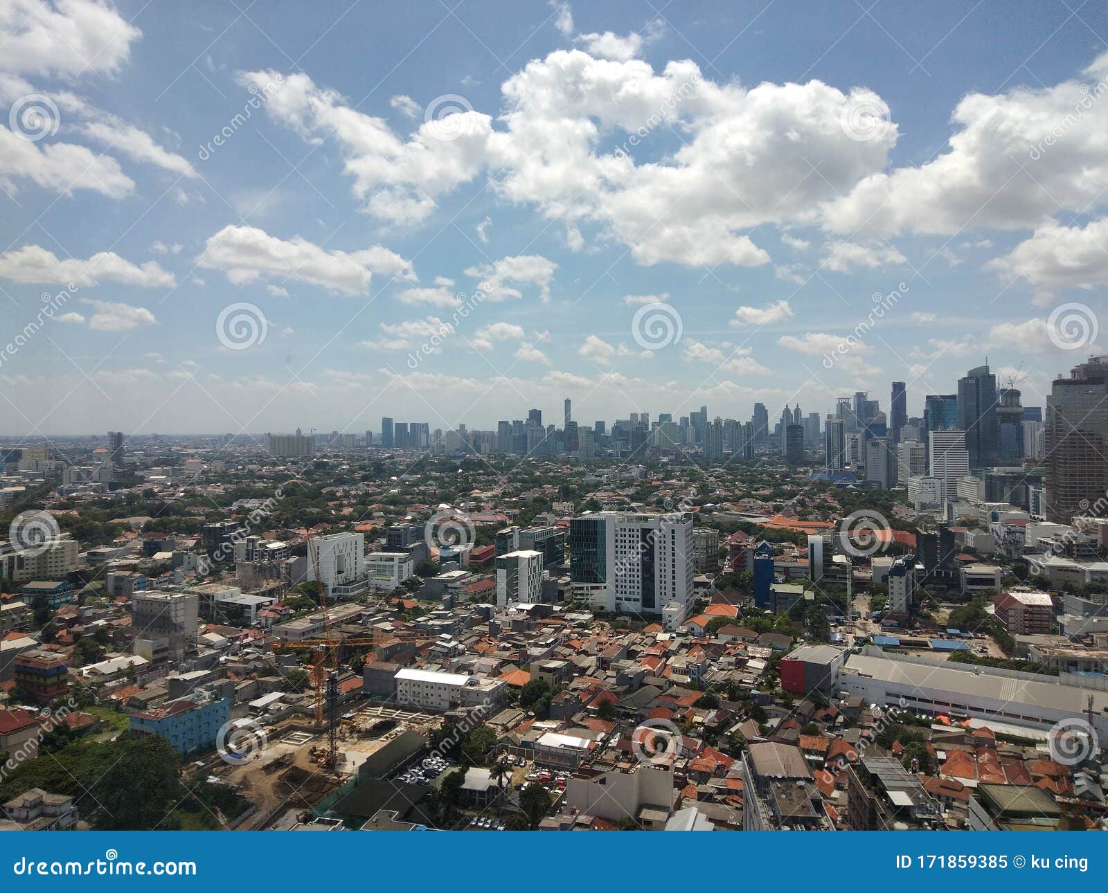 Cidade de Jacarta imagem de stock. Imagem de cidade - 171859385