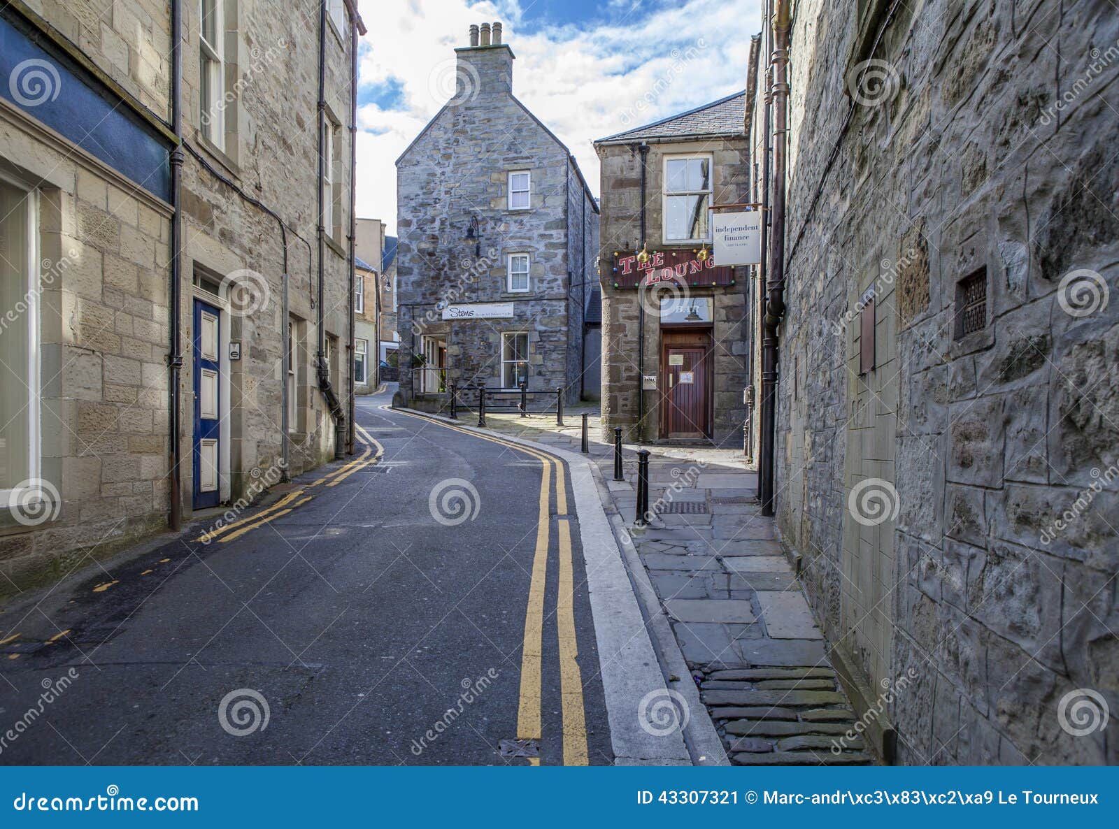 Cidade De Lerwick, Scotland3 Foto Editorial - Imagem de arquitetura ...