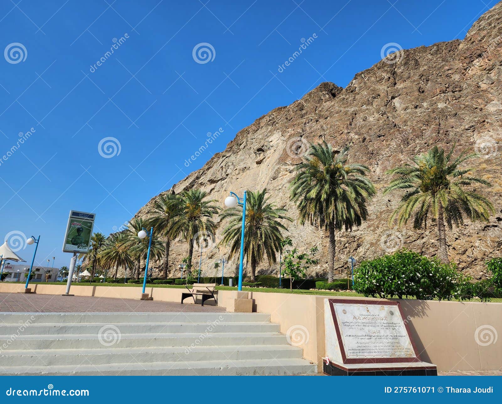 Cidade De Muscat, Linha Do Horizonte E Montanhas. Foto Editorial ...