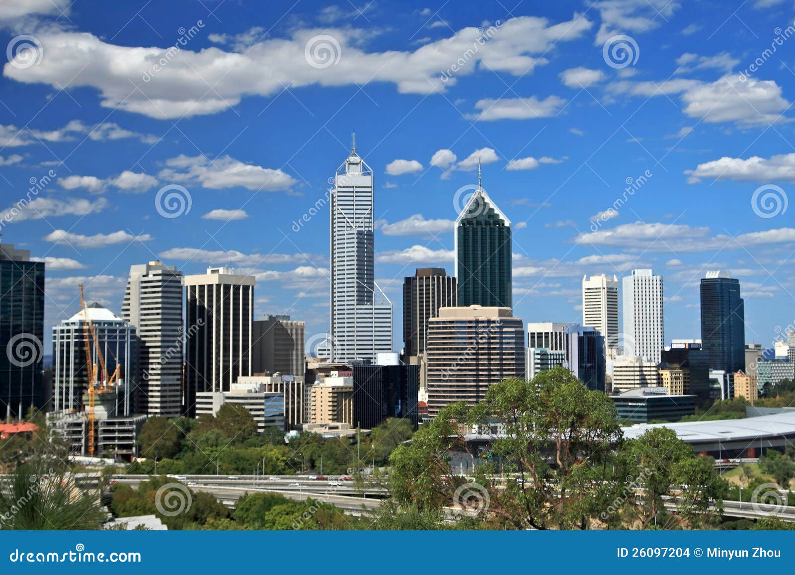 Cidade De Perth, Austrália Ocidental Foto de Stock - Imagem de inverno ...