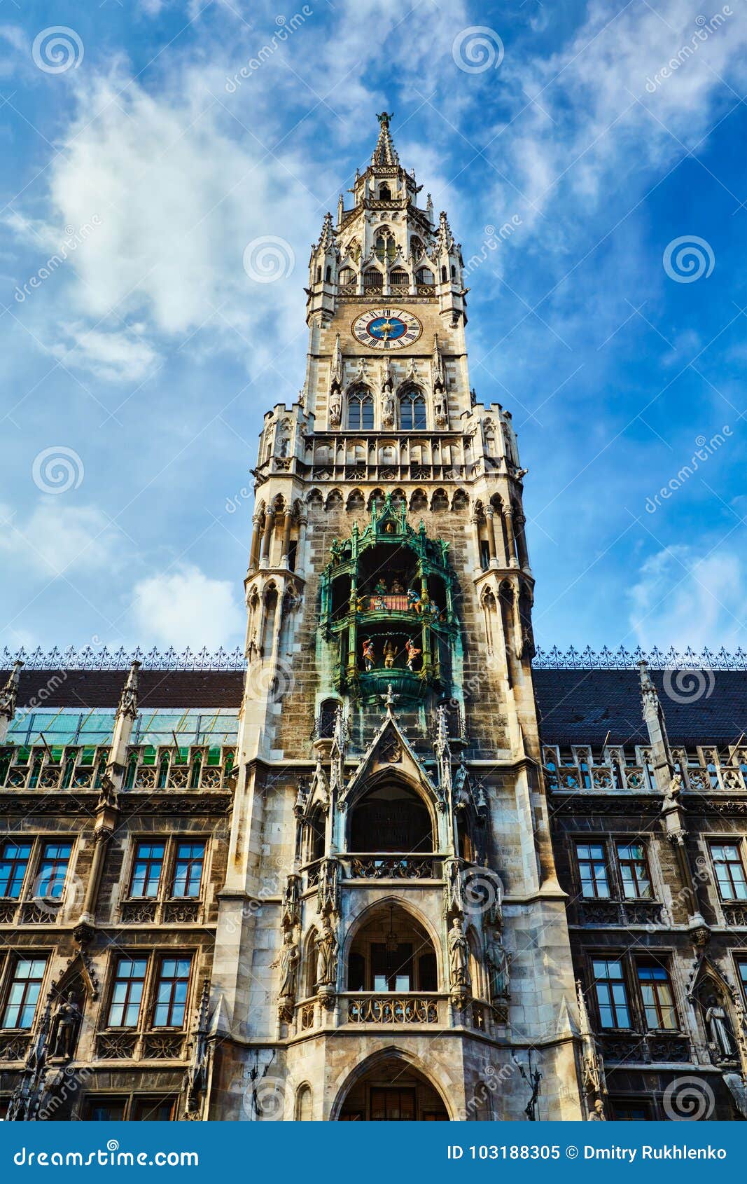 Cidade Nova Hall Neues Rathaus, Munich Imagem de Stock - Imagem de ...