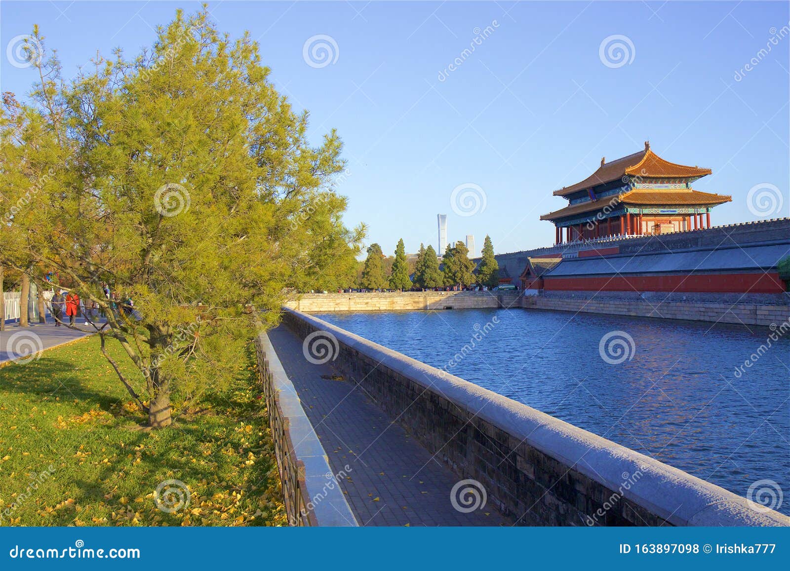 Cidade Proibida Em Pequim, China Foto de Stock - Imagem de centro ...