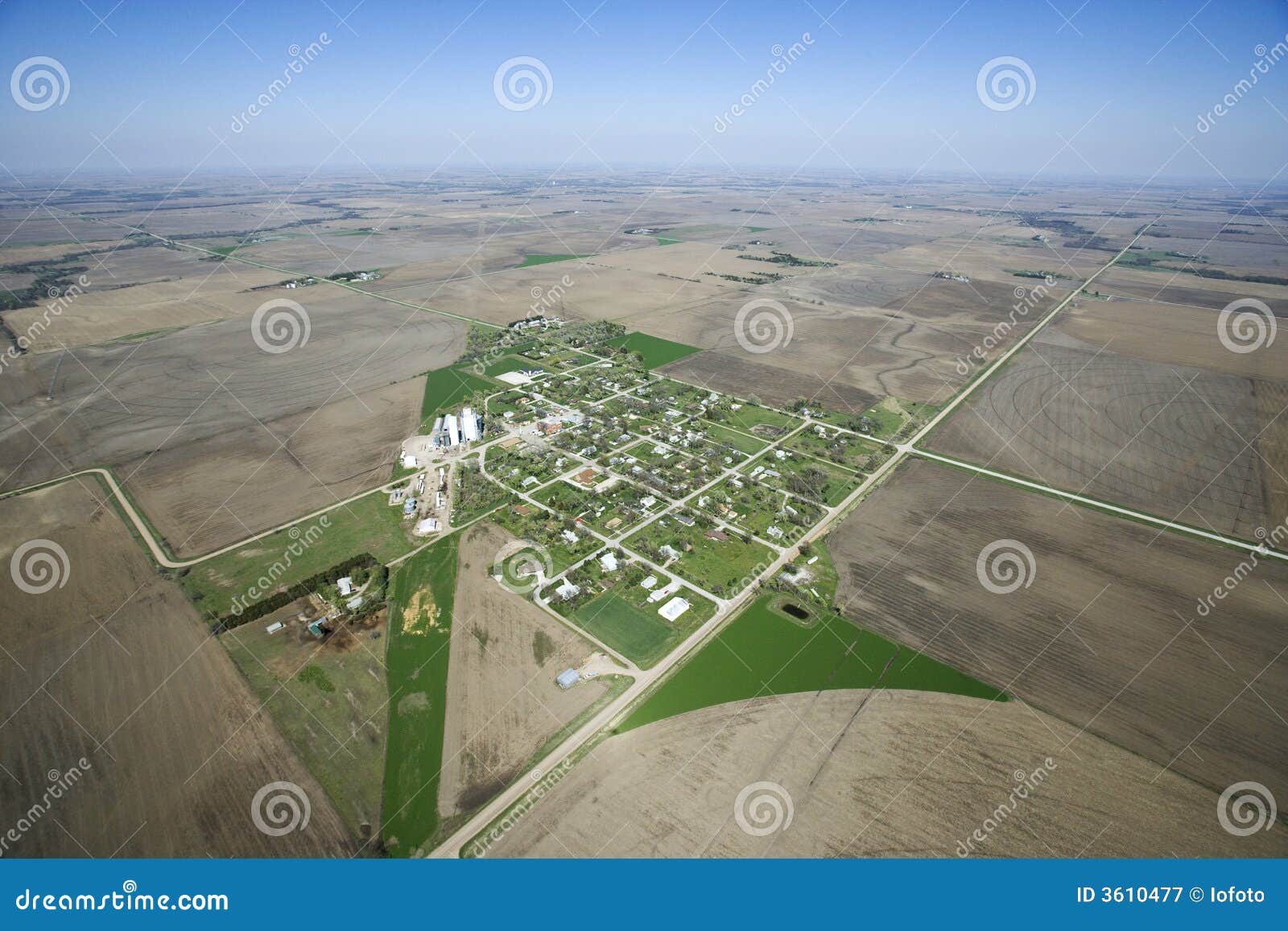 Cidade rural. imagem de stock. Imagem de terra, ninguém - 3610477