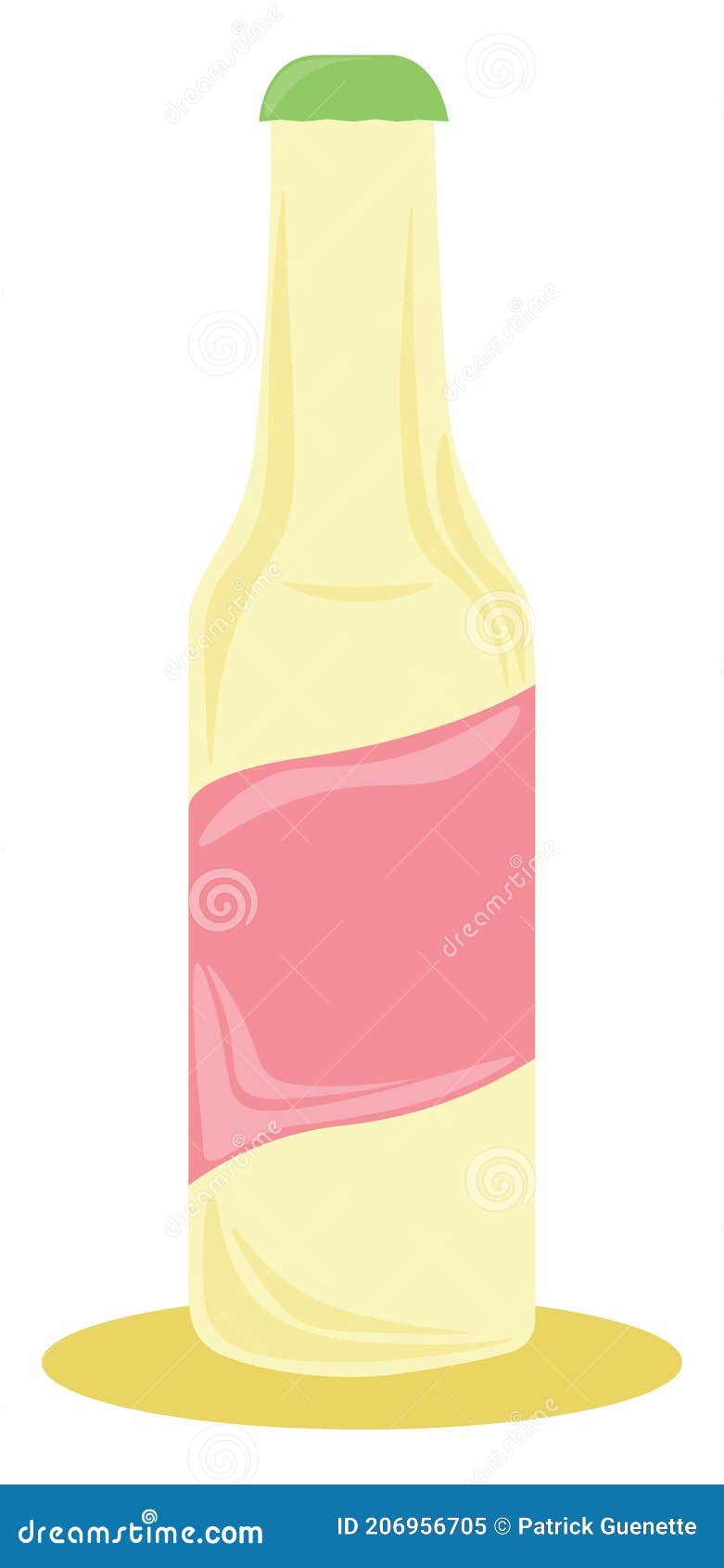 Cider Bottle, Illustration, Vector Stock Vector - Illustration of ...