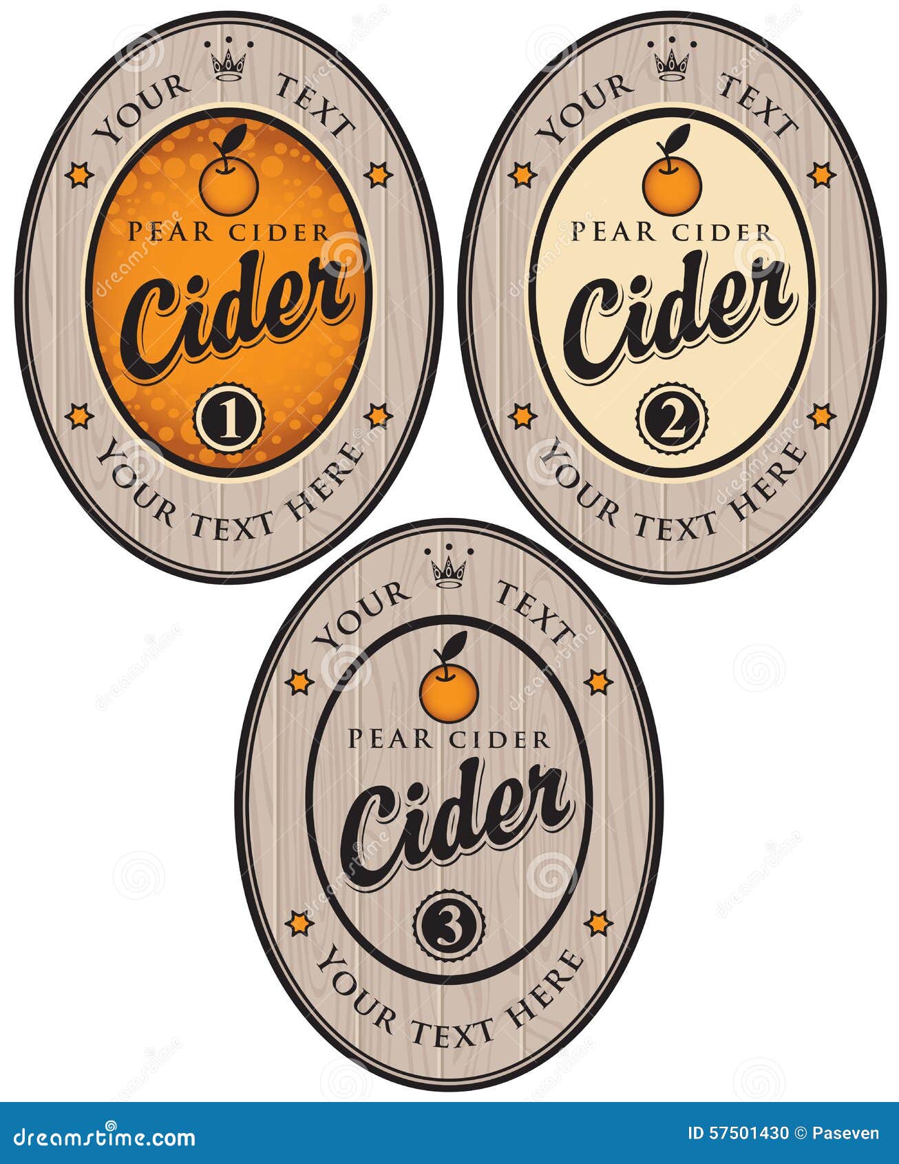 Cider label stock vector. Illustration of logo, cider - 57501430