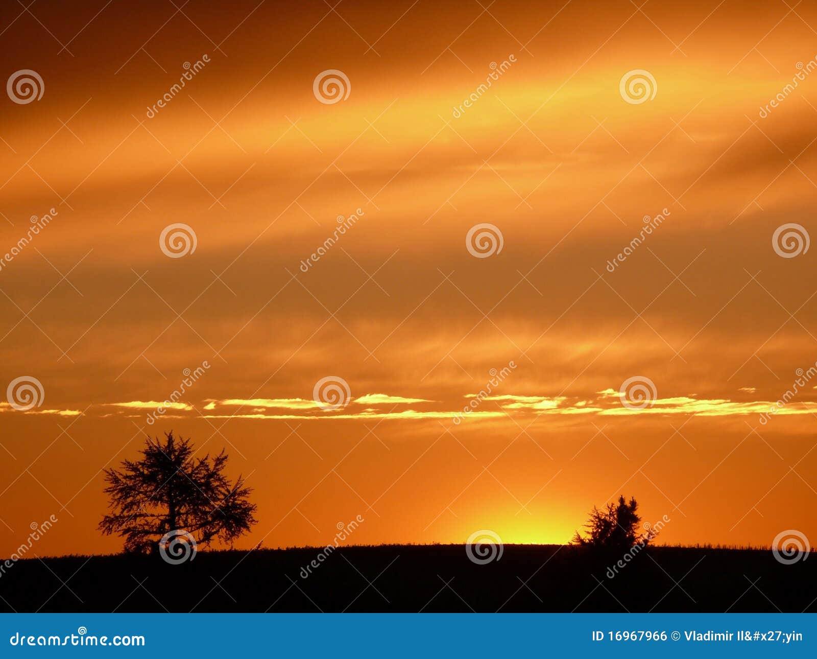 Ciel Nuageux Orange Au Coucher Du Soleil Photo stock - Image du beauté ...
