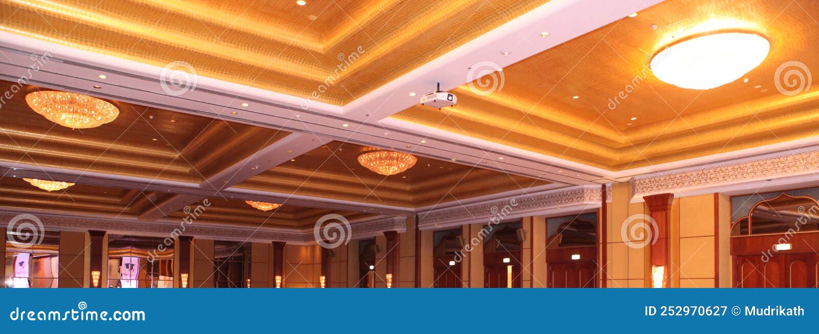 Cieling Design of Hotel Hall in Uae Stock Image - Image of hall ...