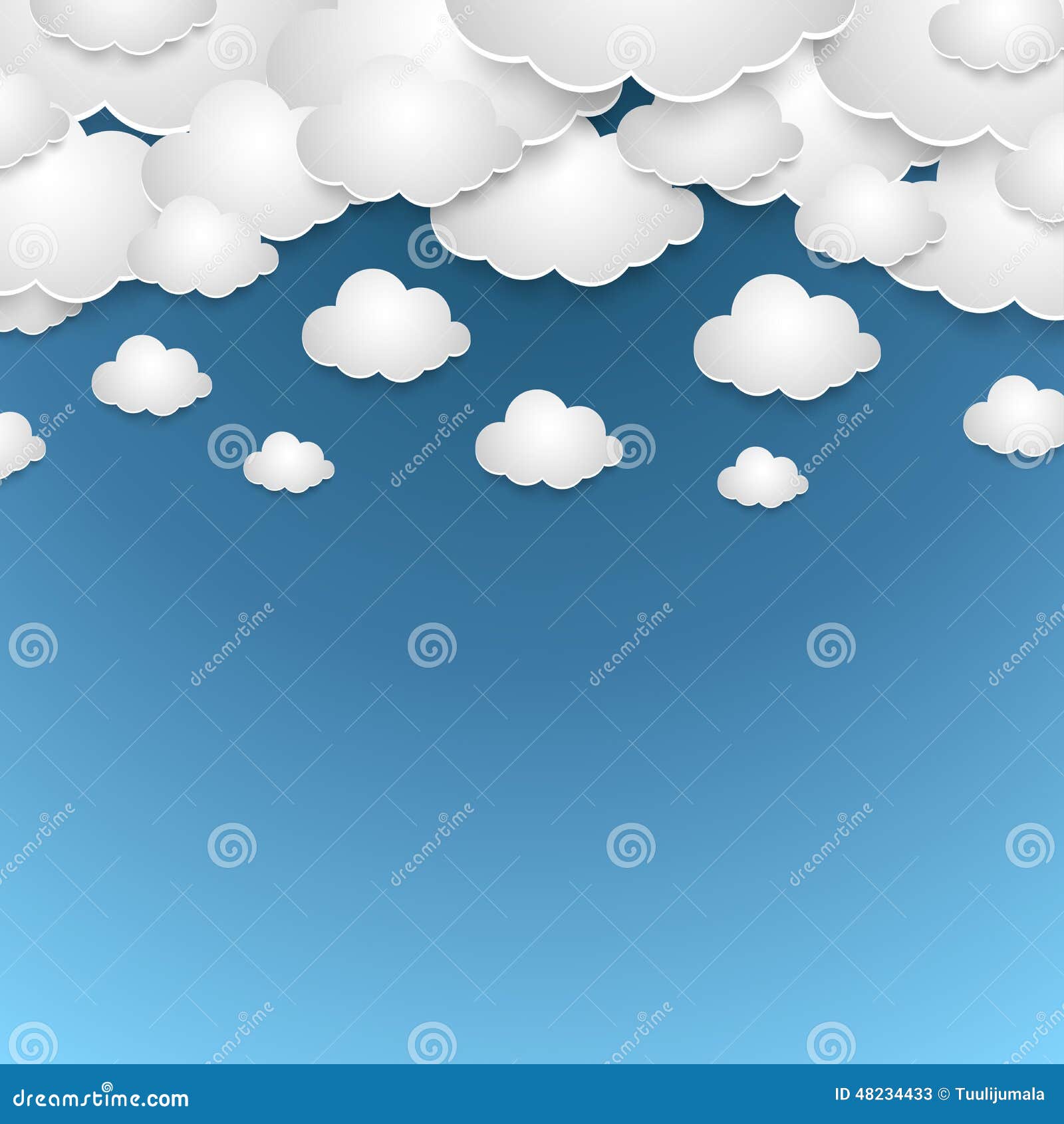 Cielo azul abstracto ilustración del vector. Ilustración de extracto ...